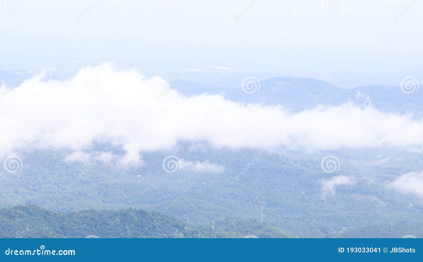 A Panoramic View of the Valley from the Wayanad Ghats Stock Image ...