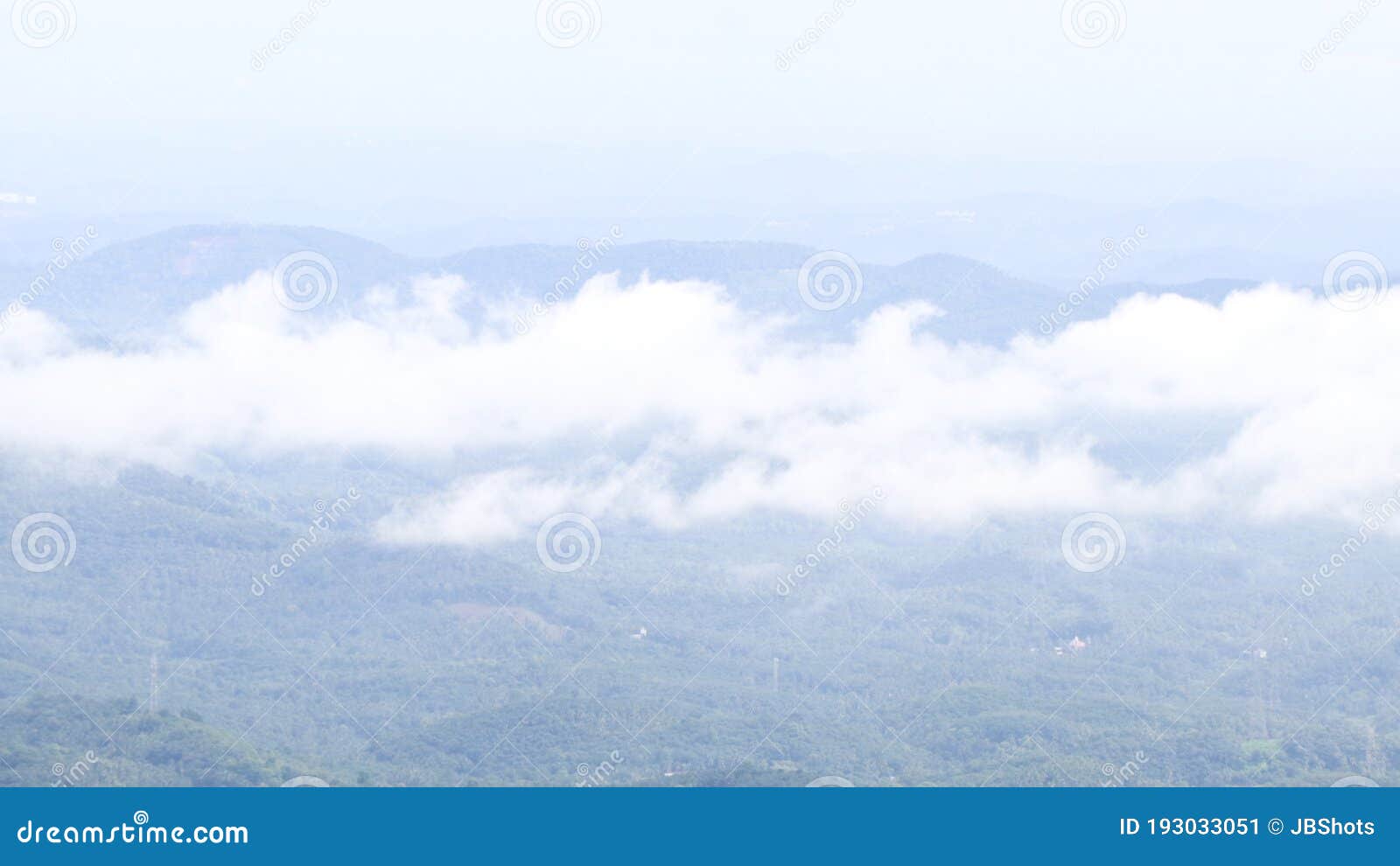 A Panoramic View of the Valley from the Wayanad Ghats Stock Image ...