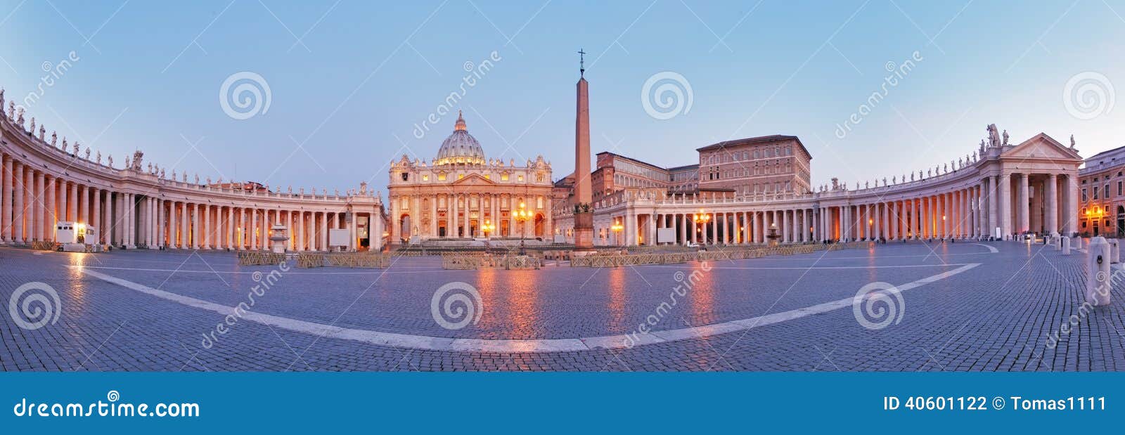 Panoramic View of Vatican City, Rome. Editorial Photography - Image of ...