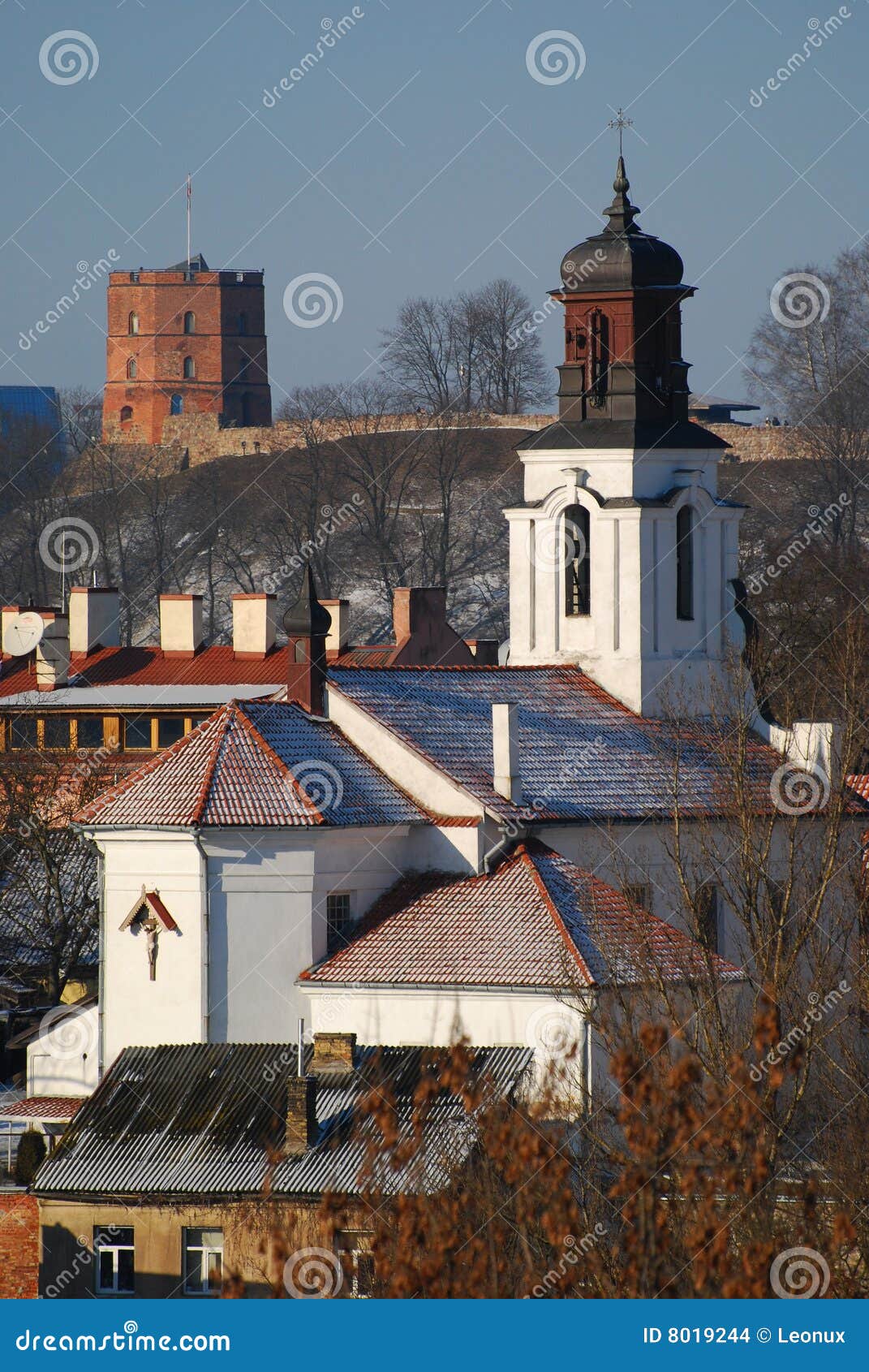 Panoramic View of Vilnius, Lithuania Stock Photo - Image of culture ...