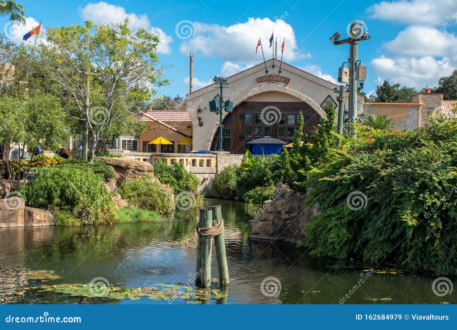 Panoramic View of Voyagers Building at Seaworld 1. Editorial Stock ...