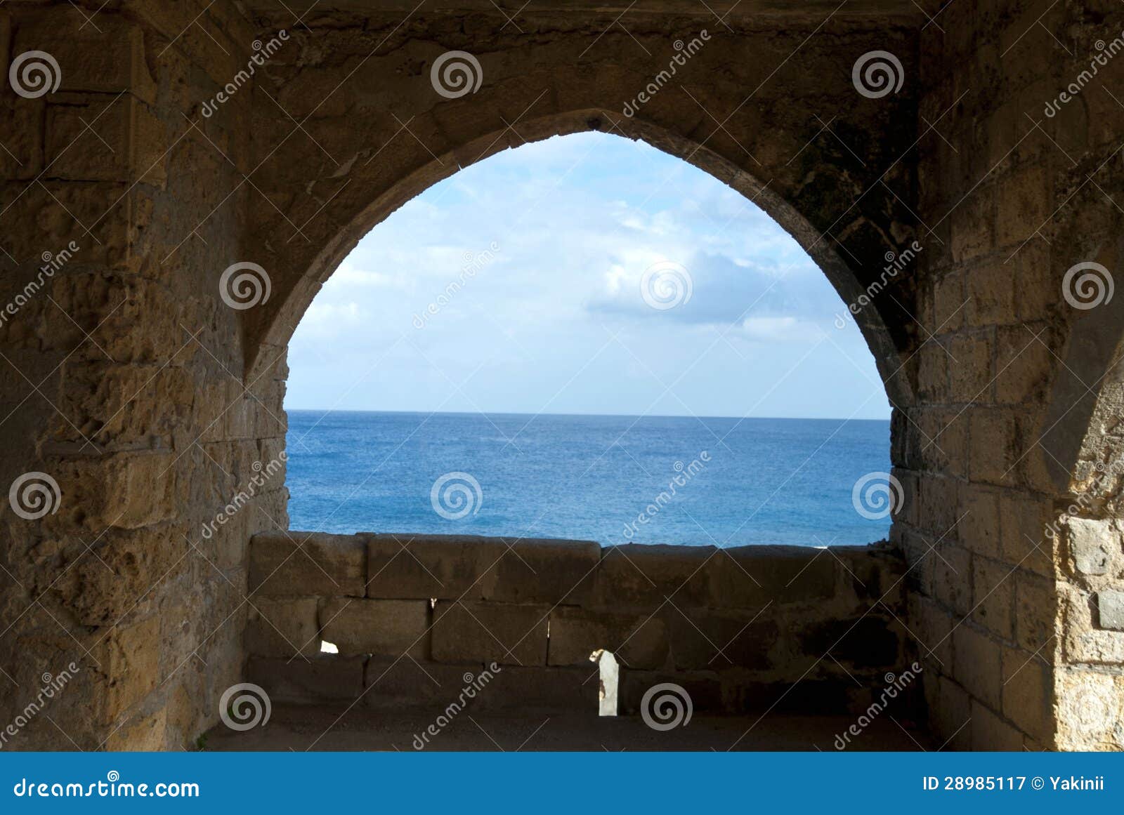 Panoramic View from the Window of Monastery Stock Image - Image of ...