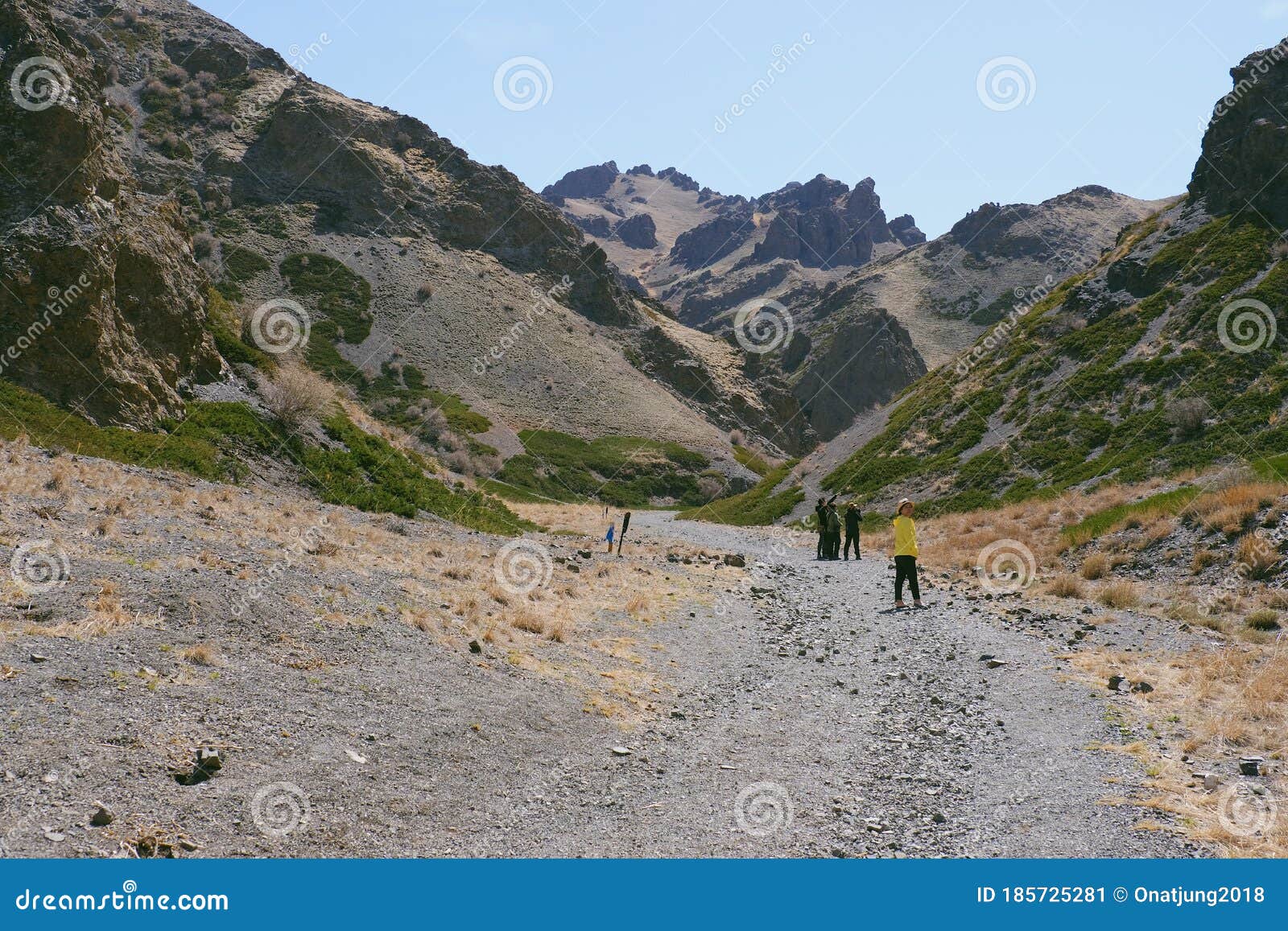Panoramic View the Yol Valley Mongolian ,also Known As Ice Valley ...