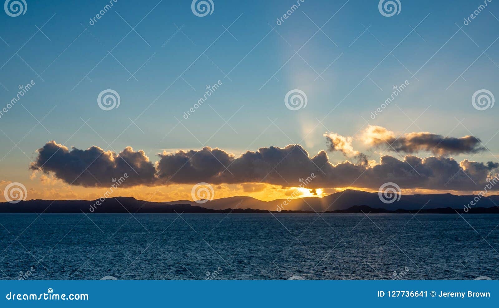 Panoramic Views from the Applecross Peninsula Stock Image - Image of ...