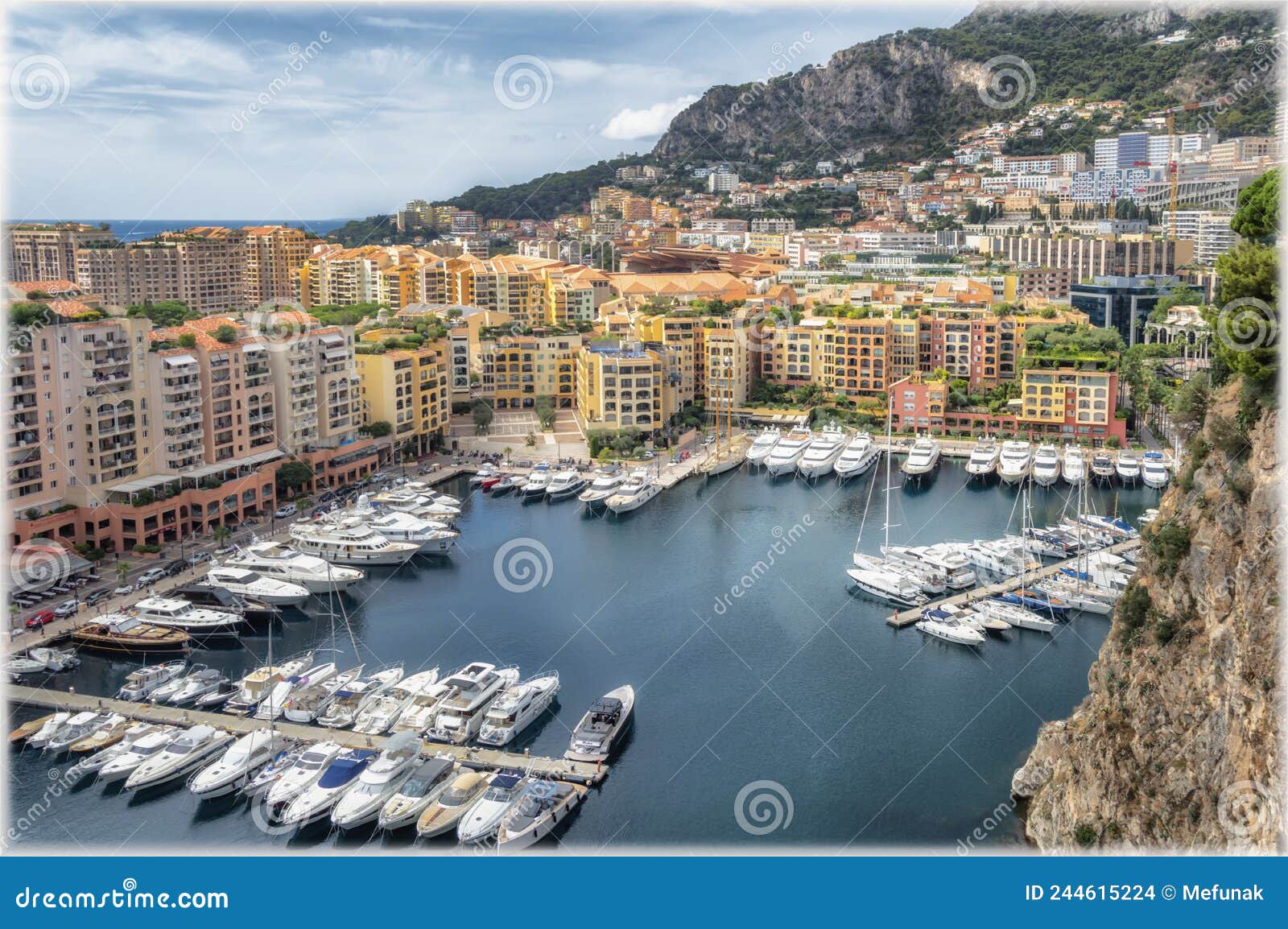 Panoramic views in Monaco stock photo. Image of panoramic - 244615224