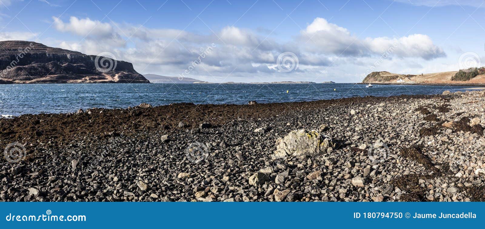 Panoramic of Waternish Beach Stock Photo - Image of range, destinations ...