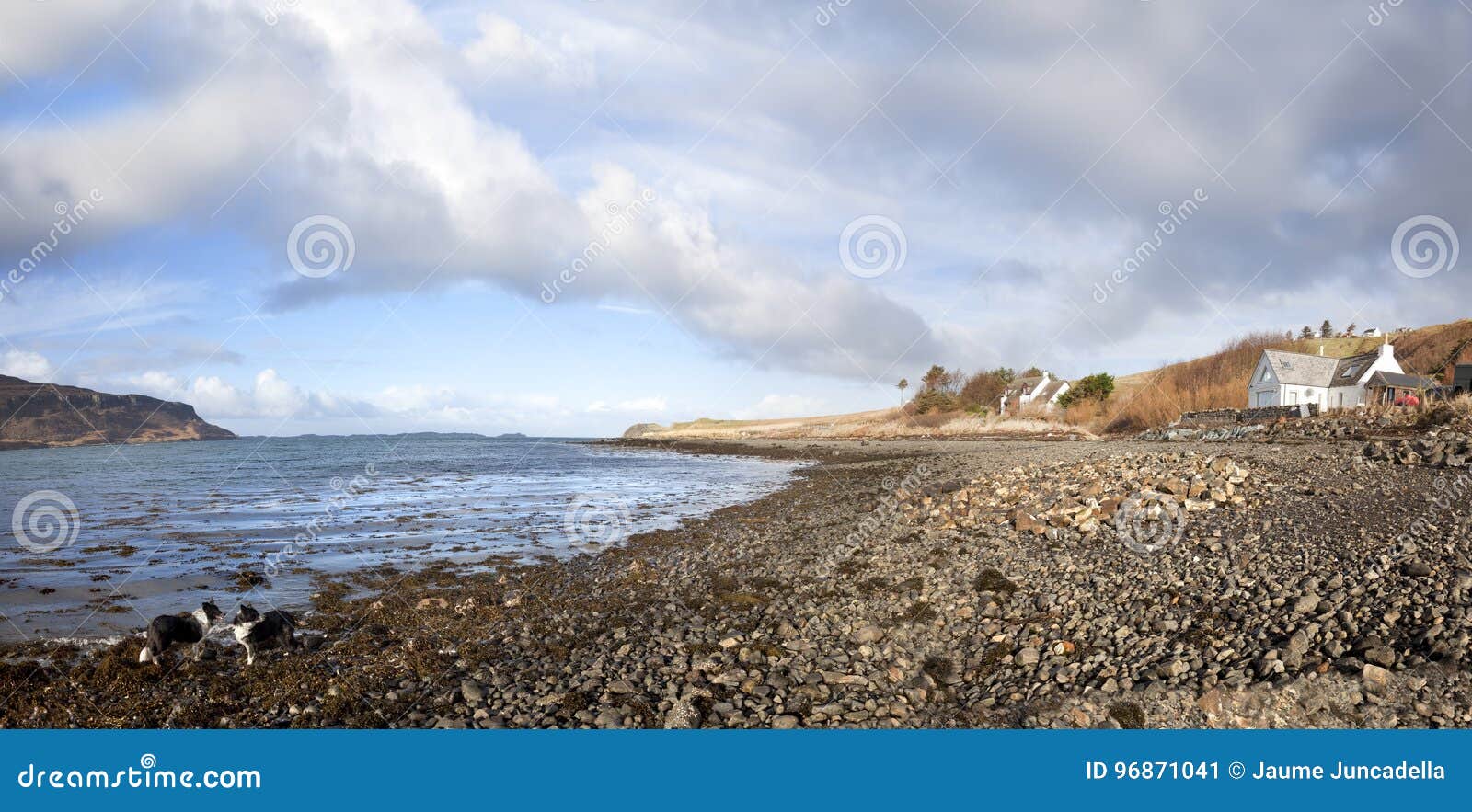 Panoramic Of Waternish Beach Stock Photography | CartoonDealer.com ...