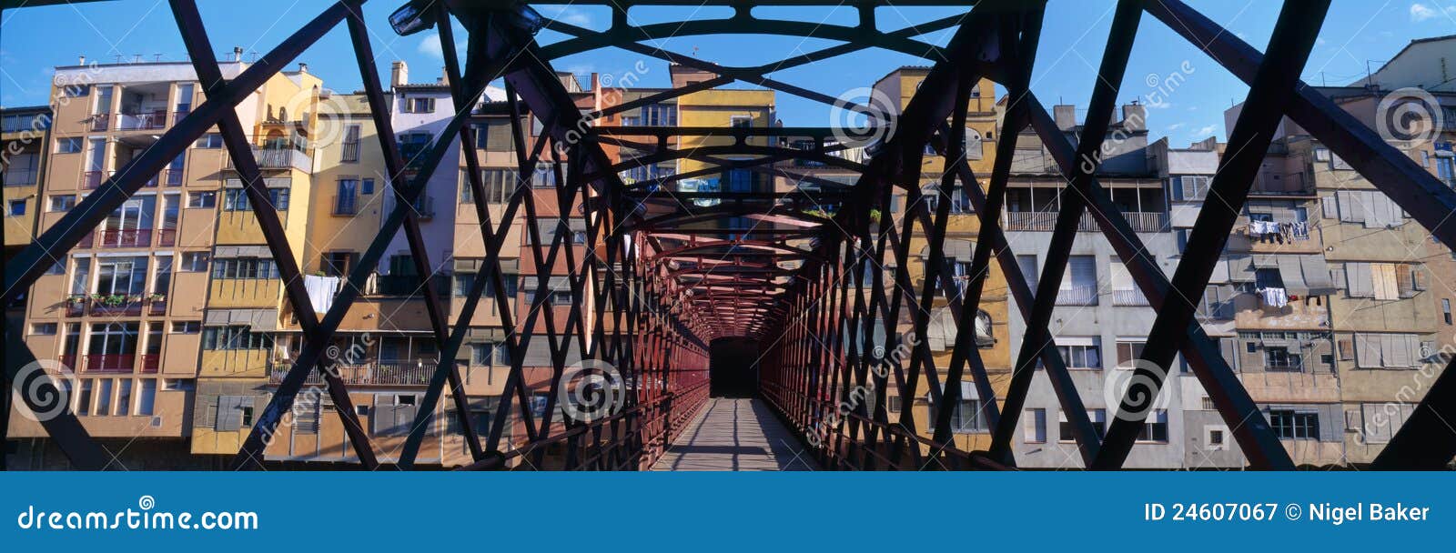 Panormaic Bridge stock image. Image of river, houses - 24607067