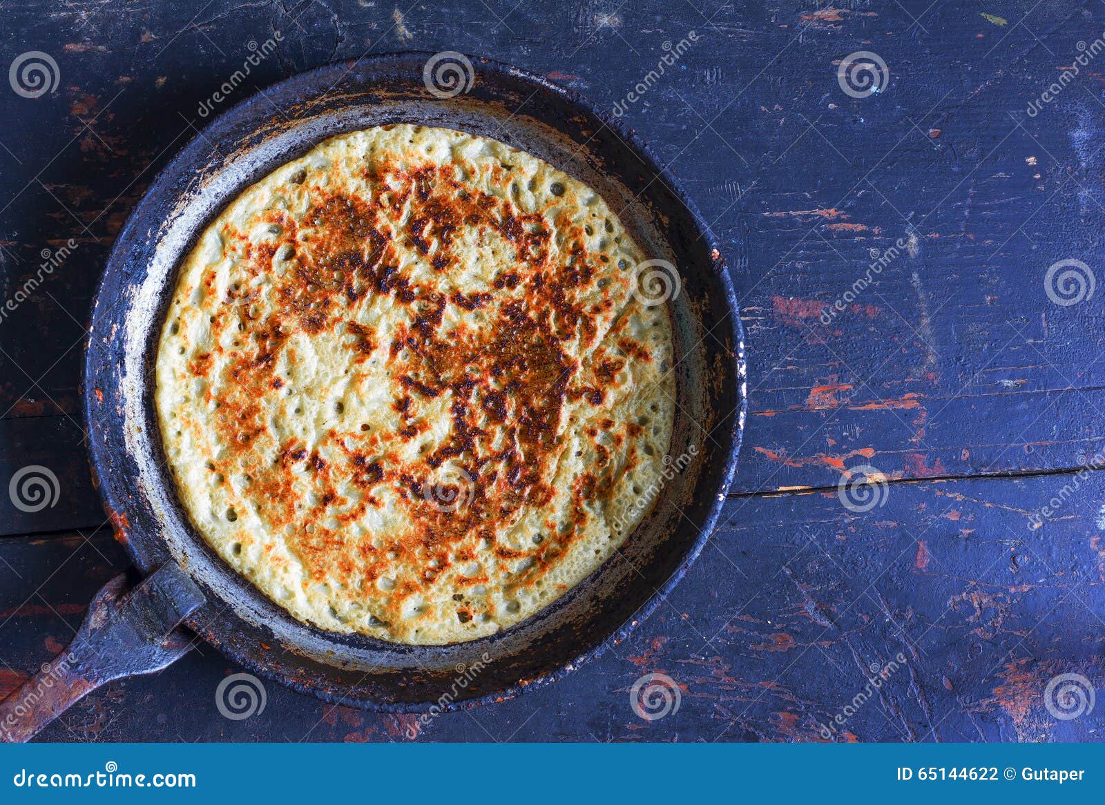Panqueca Queimada Da Farinha De Trigo Foto de Stock - Imagem de tapioca ...