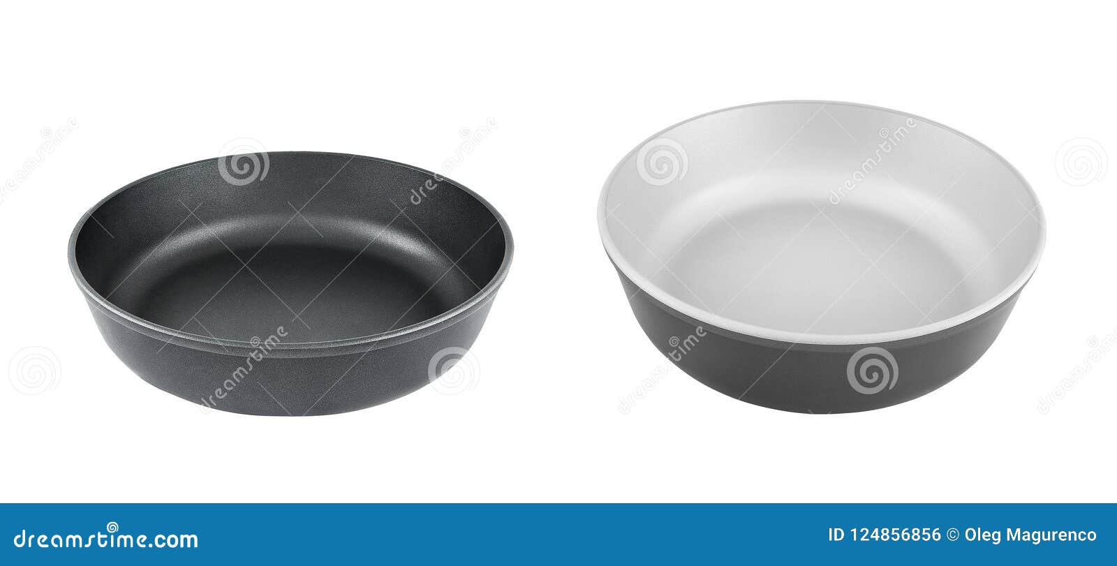 Pans isolated stock photo. Image of saucepan, object - 124856856