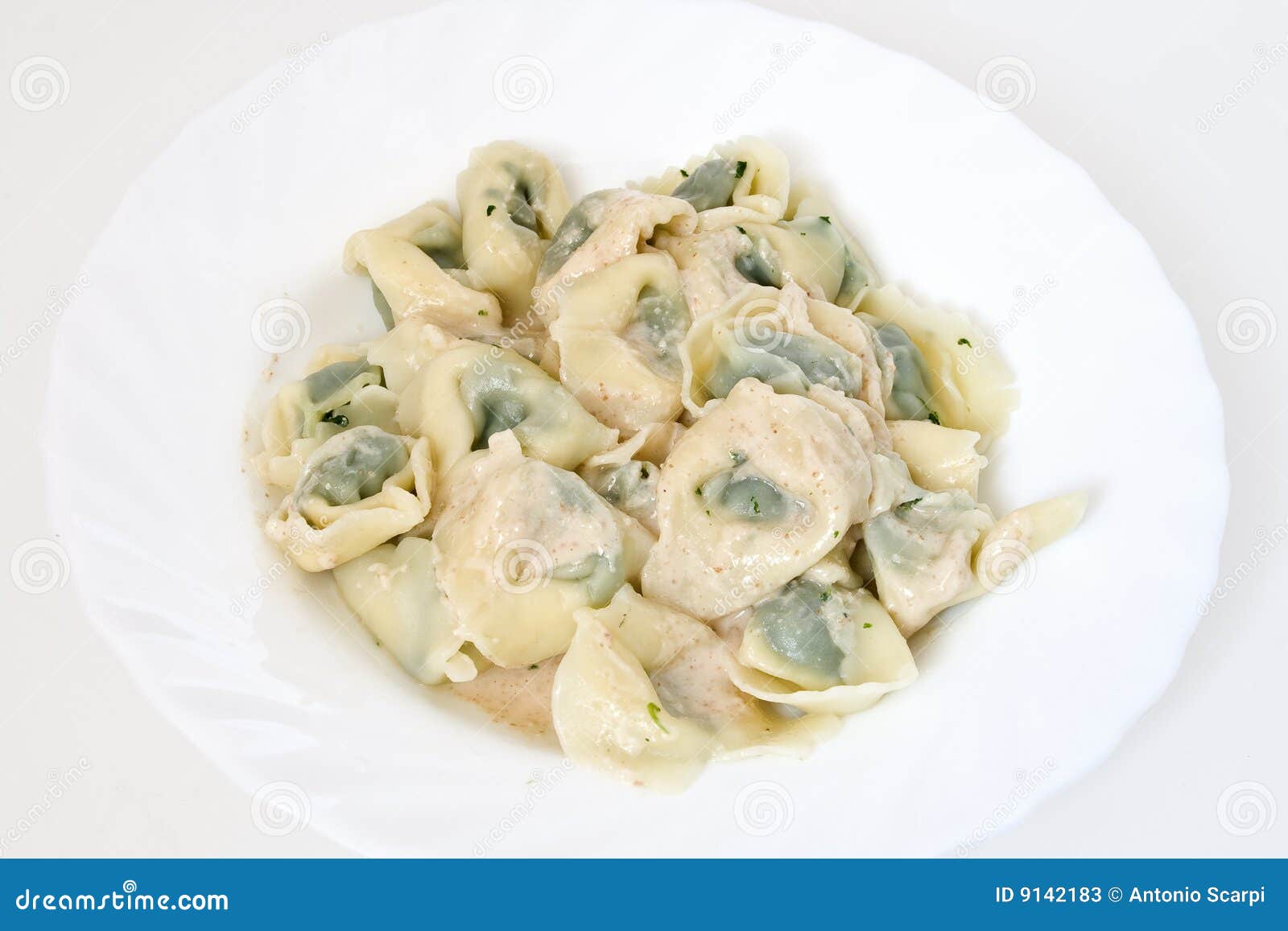 Pansotti with Walnut Sauce 2 Stock Image - Image of italian, baked: 9142183
