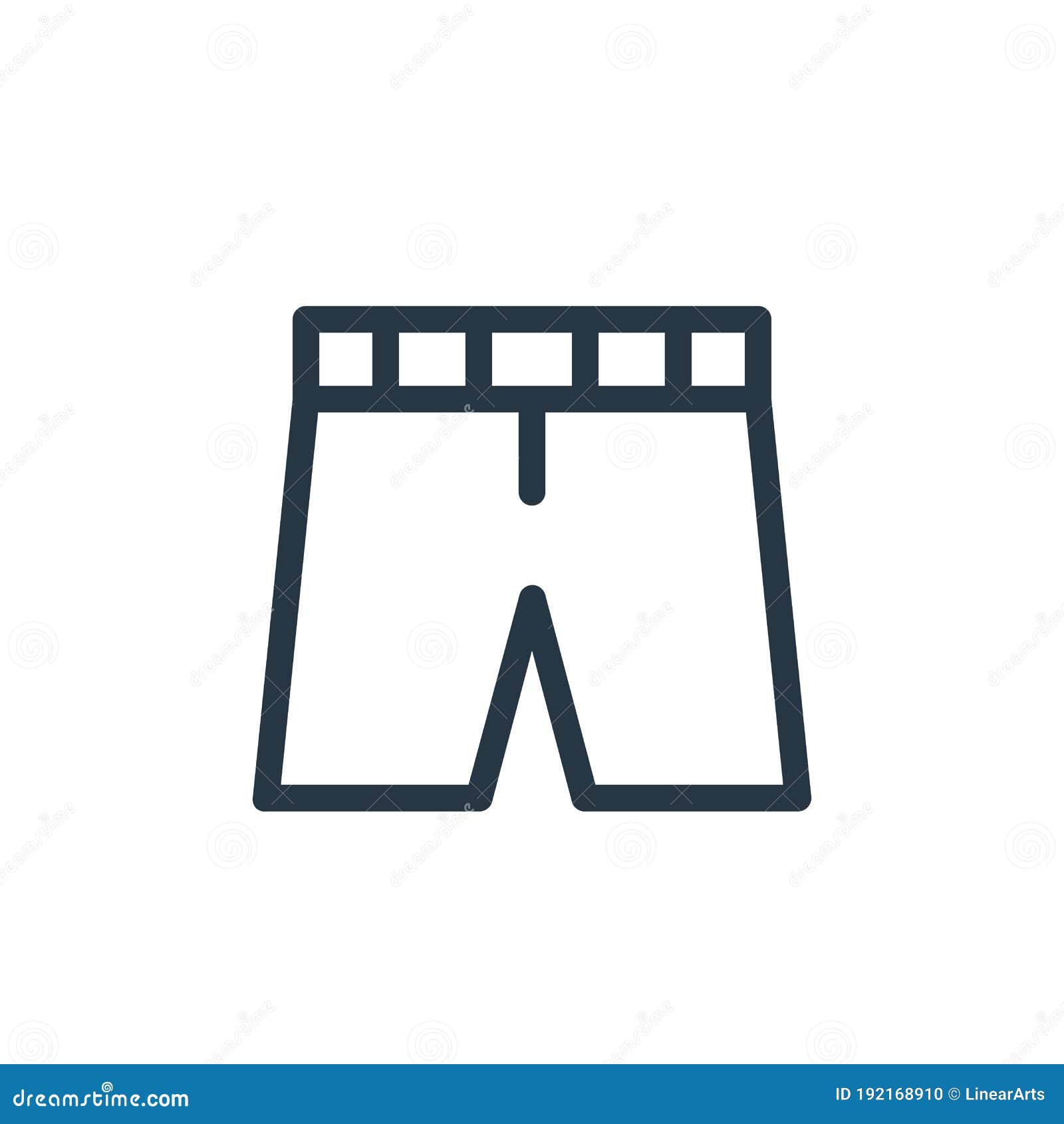 Pant Icon Vector from Ecommerce Line Concept. Thin Line Illustration of ...