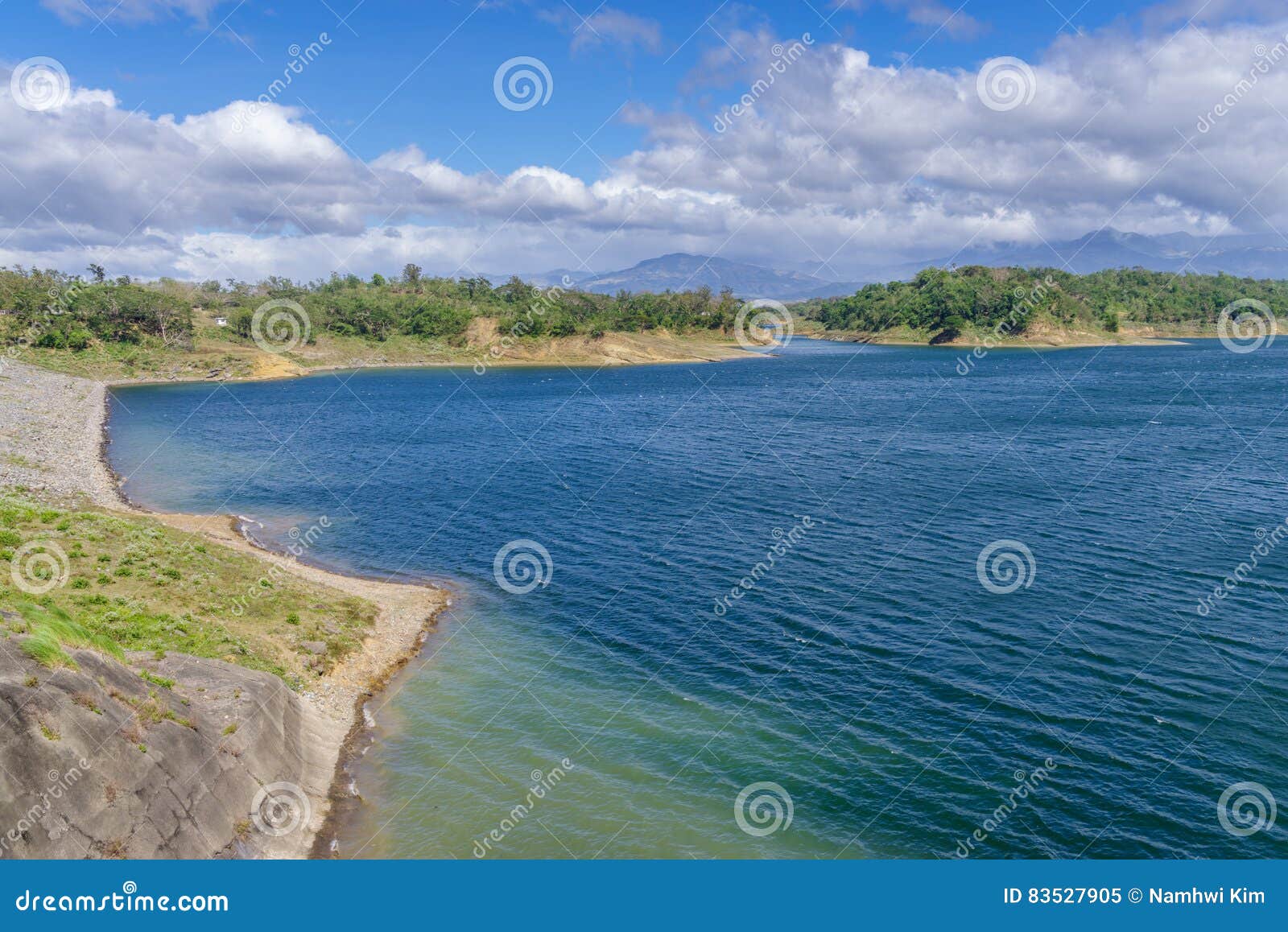 Pantabangan dam stock image. Image of power, blue, hydroelectric - 83527905