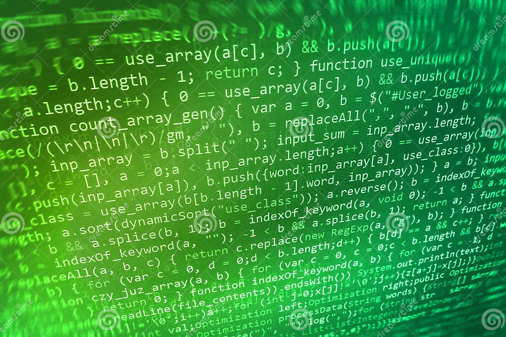 Pantalla Programada Del Código Fuente De La Codificación Stock de ilustración - Ilustración de ...