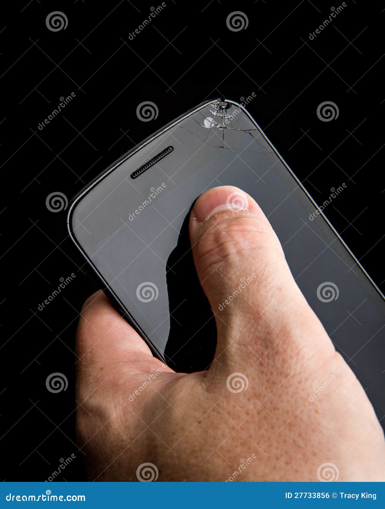 Pantalla quebrada foto de archivo. Imagen de cellphone - 27733856