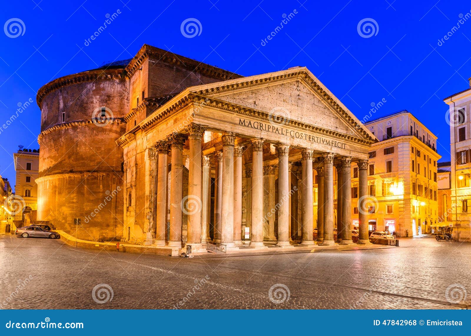 Panteão, Roma, Italy Foto de Stock - Imagem: 47842968