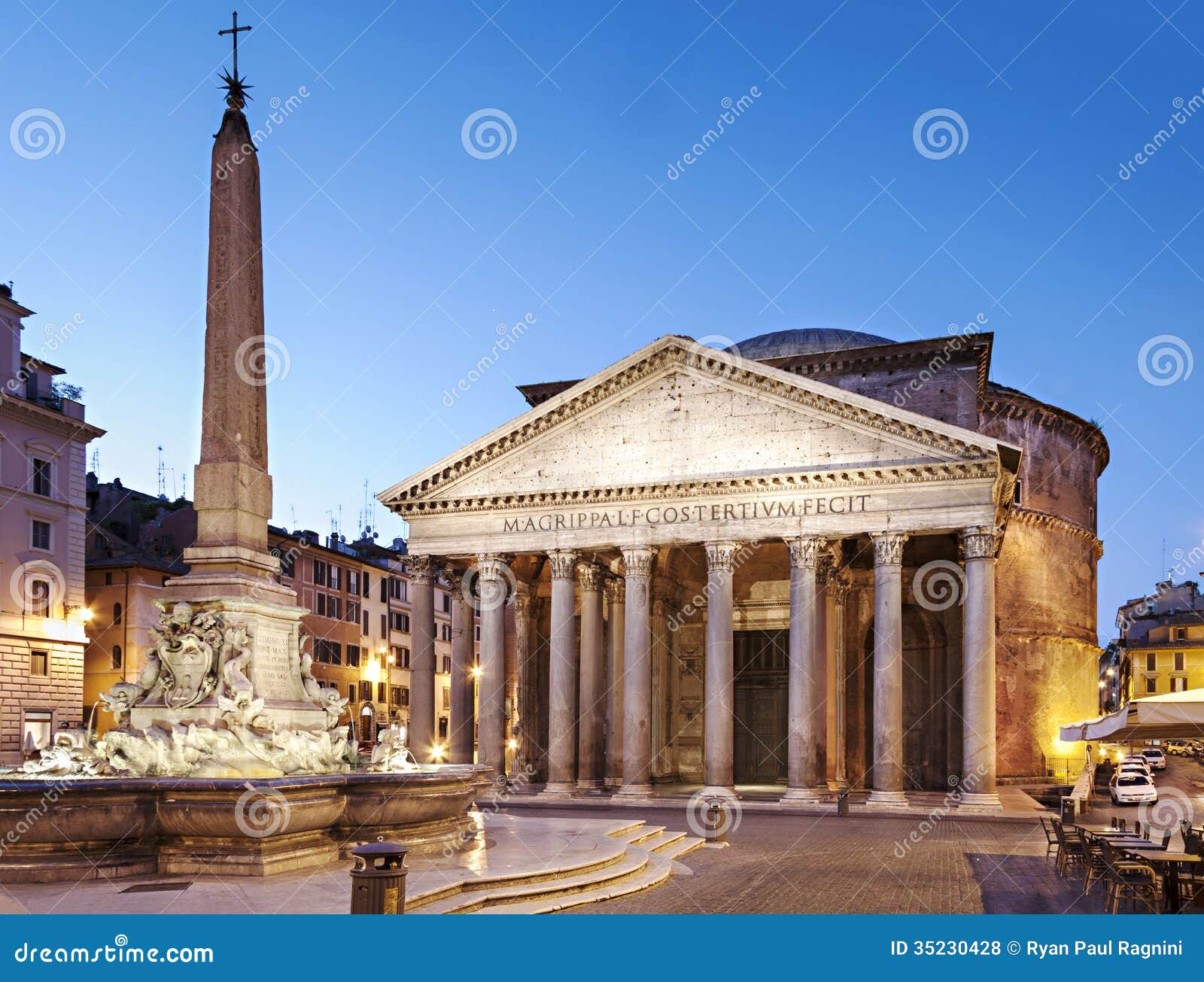 Panteon, Rzym zdjęcie stock. Obraz złożonej z rzymski - 35230428