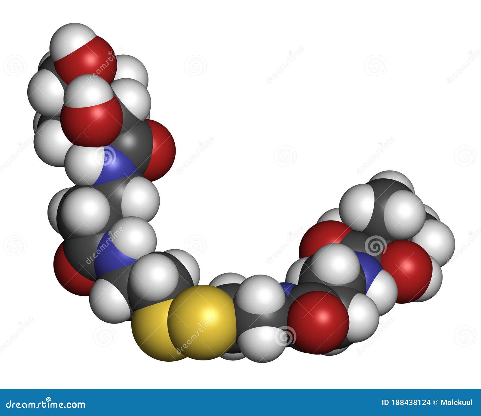 Pantethine (dimeric Vitamin B5) Molecule. 3D Rendering. Used In Dietary ...