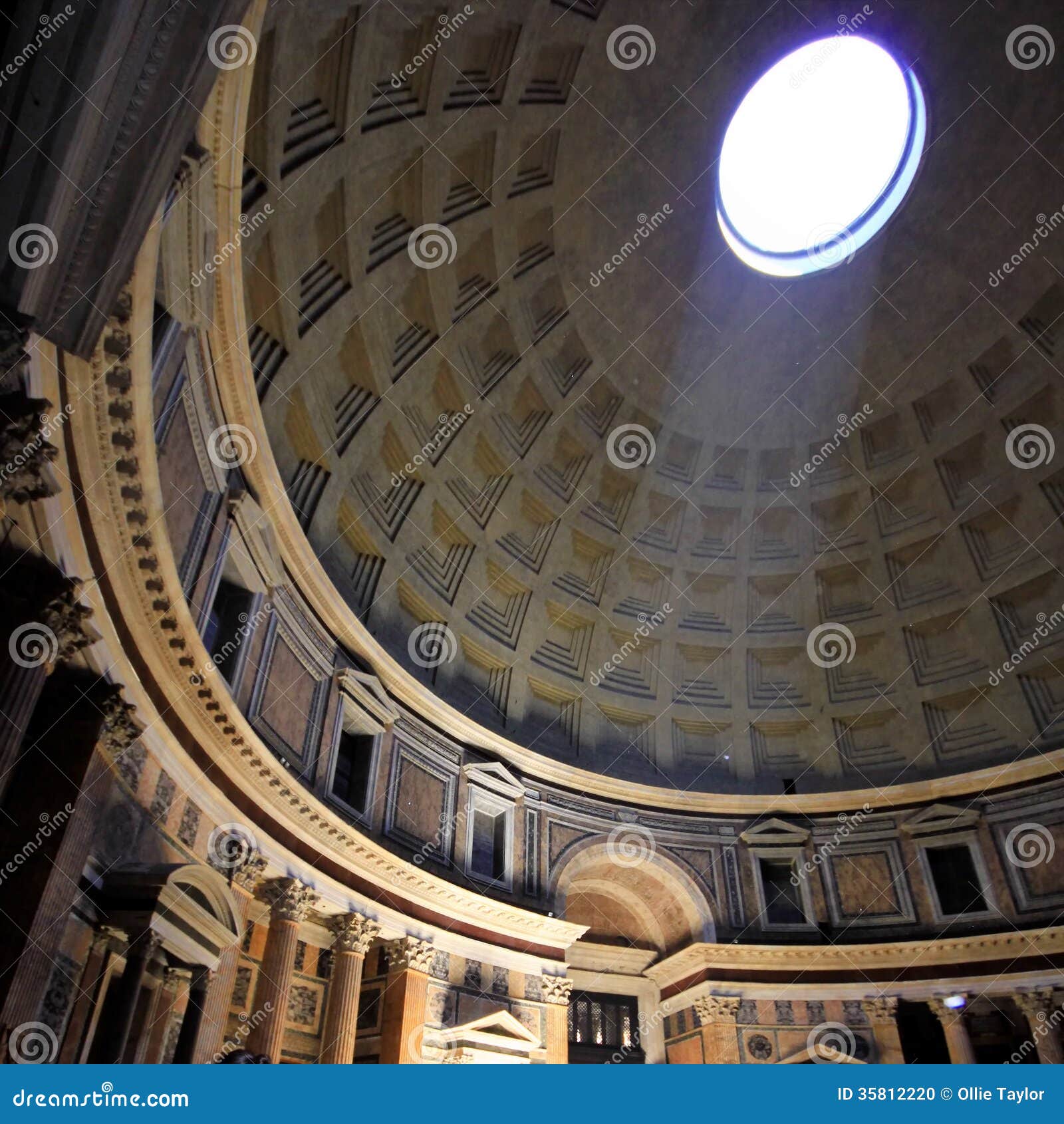 The Pantheon stock photo. Image of clement, emperor, heavens - 35812220