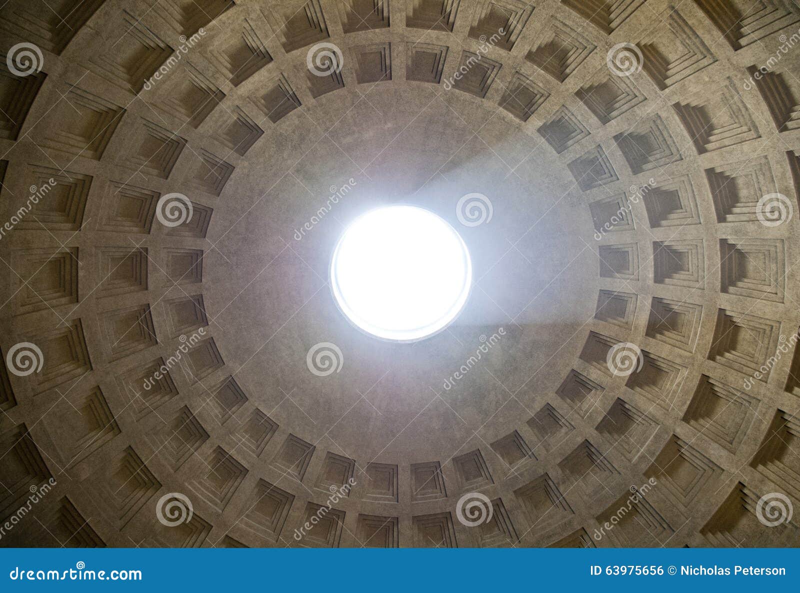 Pantheon Oculus stock photo. Image of latin, roman, oculus - 63975656