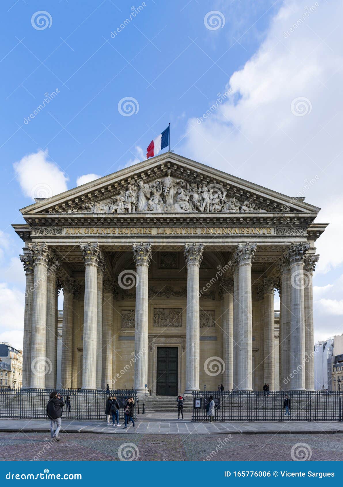 The Pantheon of Paris editorial photo. Image of french - 165776006