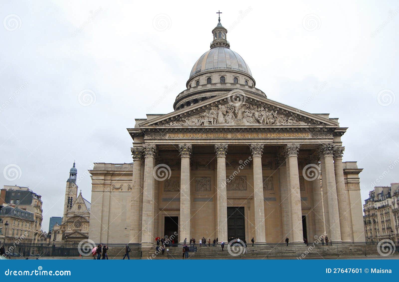 Pantheon, Paris stock image. Image of crypt, architecture - 27647601