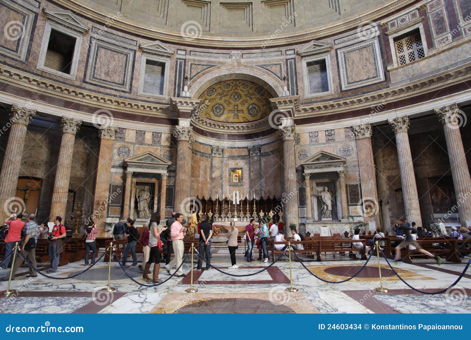 Pantheon, Rome editorial stock image. Image of rome, marble - 24603434