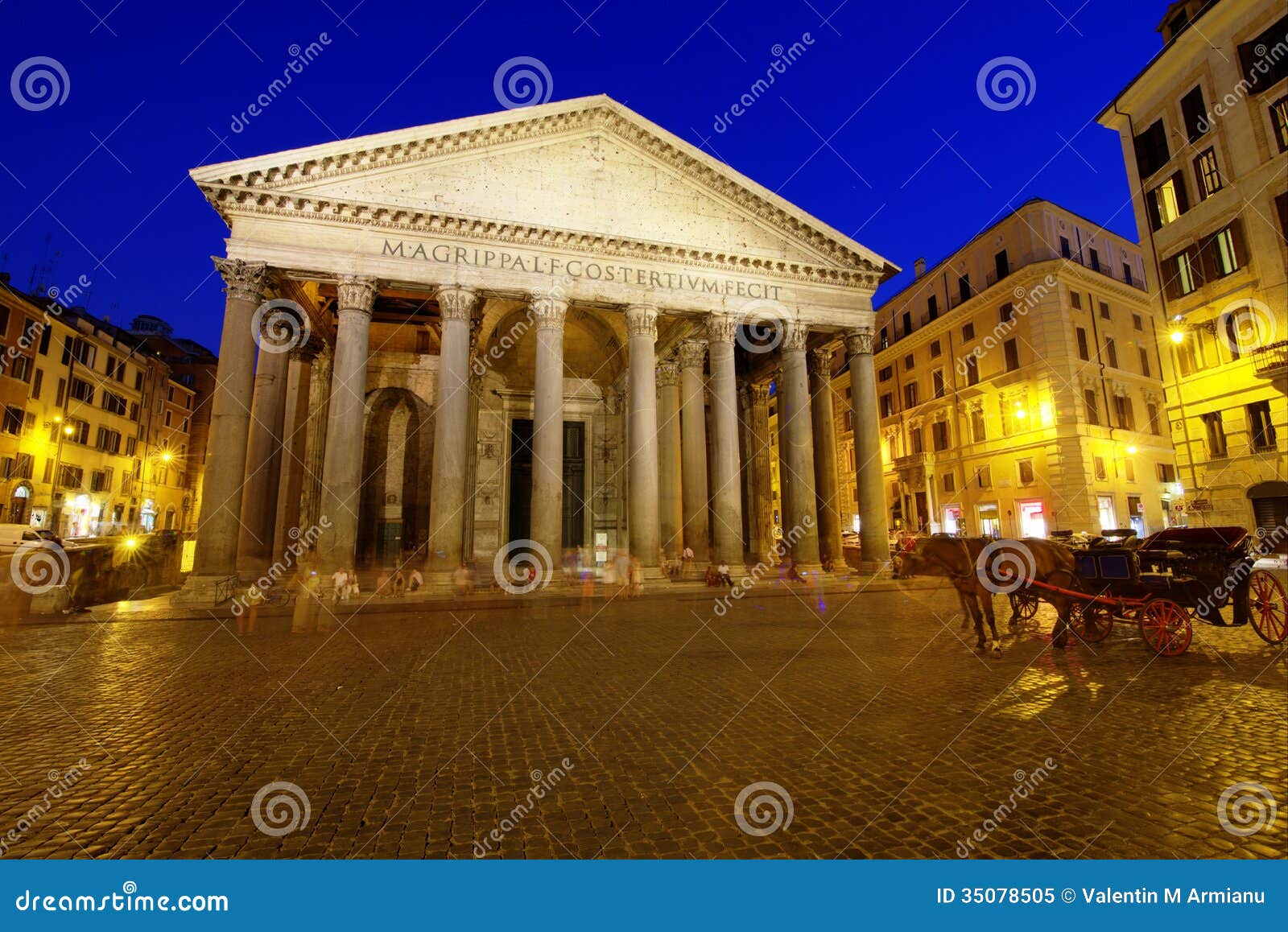 Pantheon, Rome stock image. Image of religion, antique - 35078505