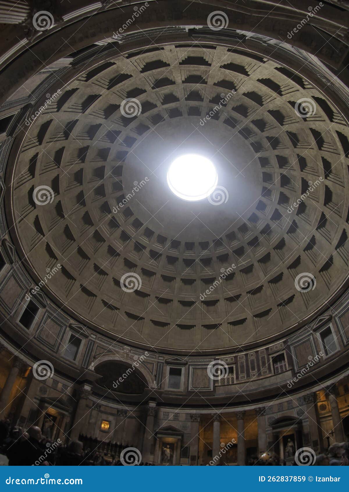 Pantheon in Rome, Inside View Stock Image - Image of roman, dome: 262837859