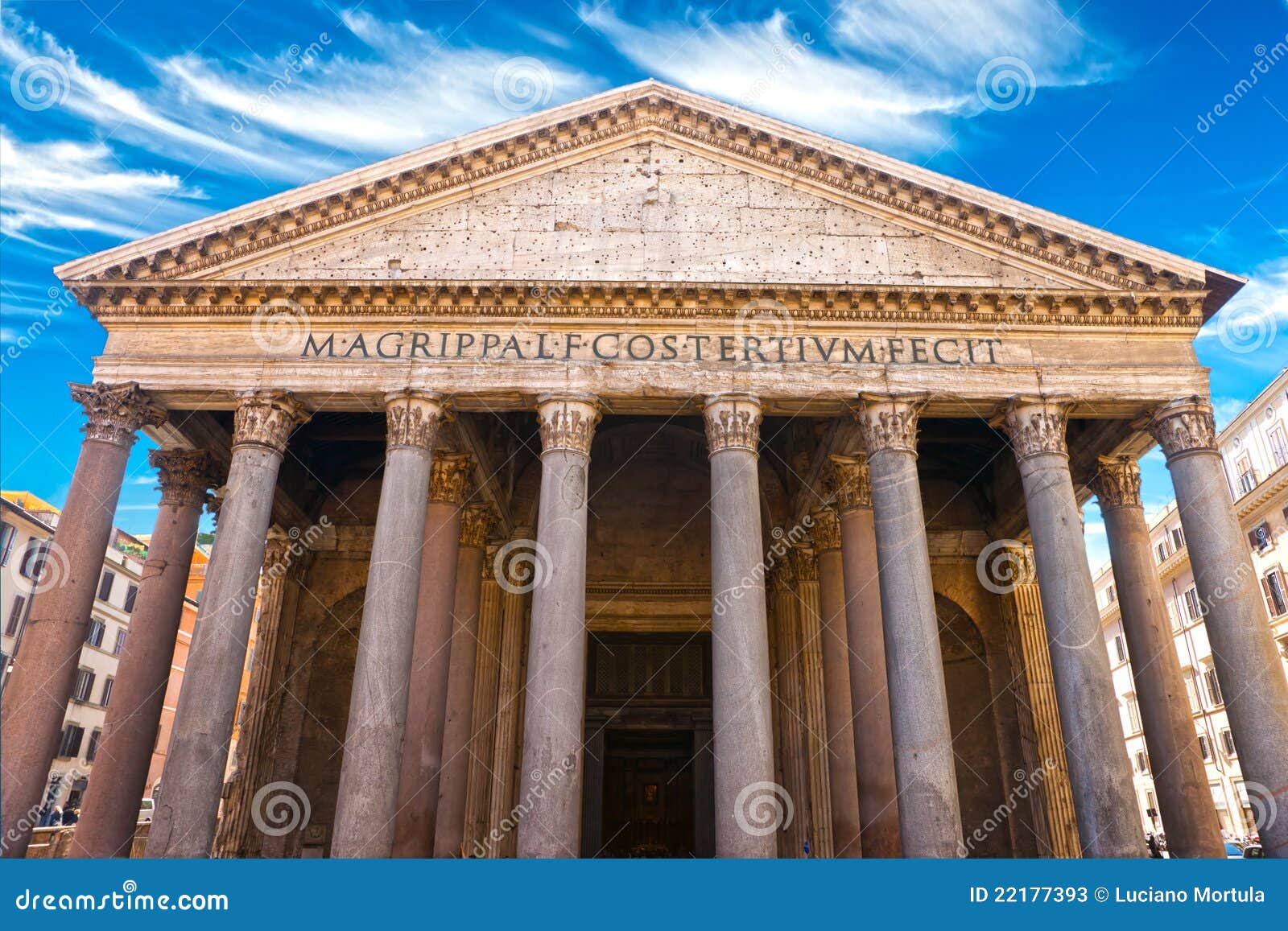The Pantheon, Rome, Italy. stock image. Image of civilization - 22177393