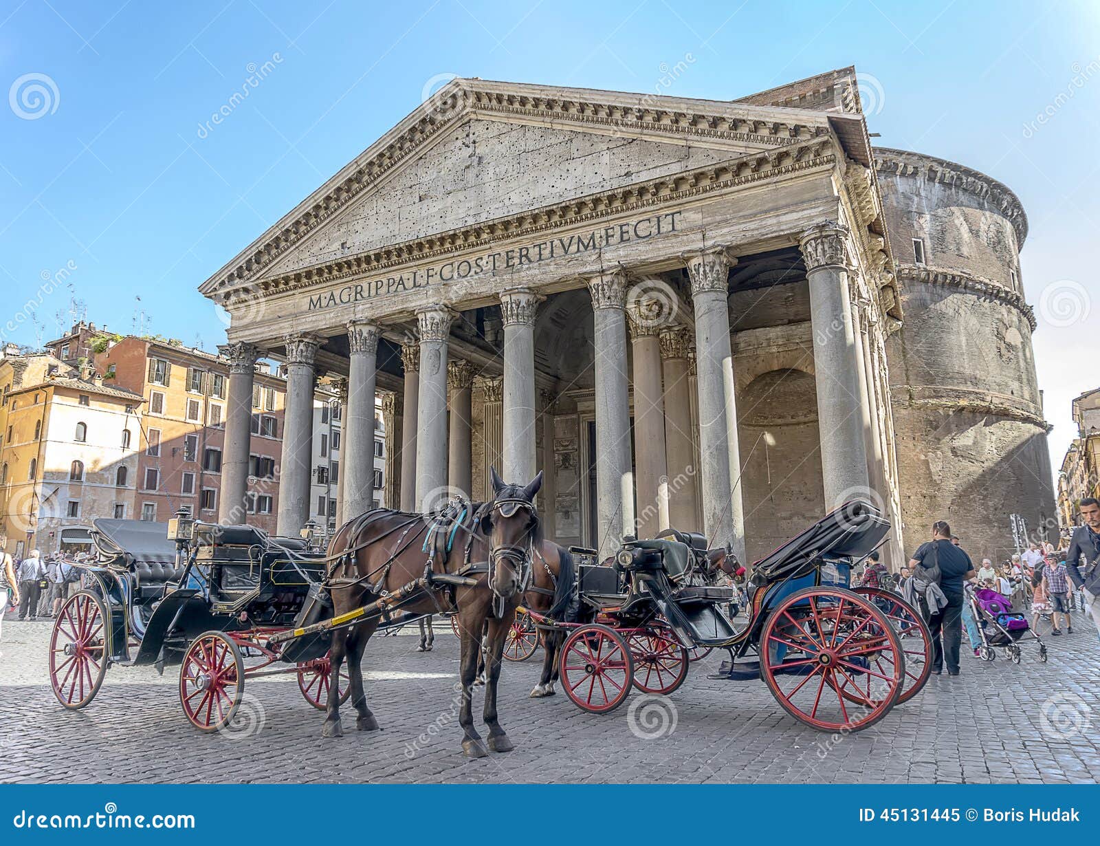 Pantheon in Rome editorial image. Image of columns, important - 45131445