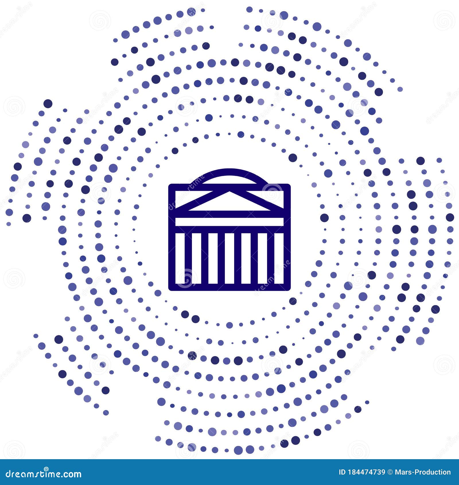 Pantheon Vector Icon. Pantheon Editable Stroke. Pantheon Linear Symbol ...