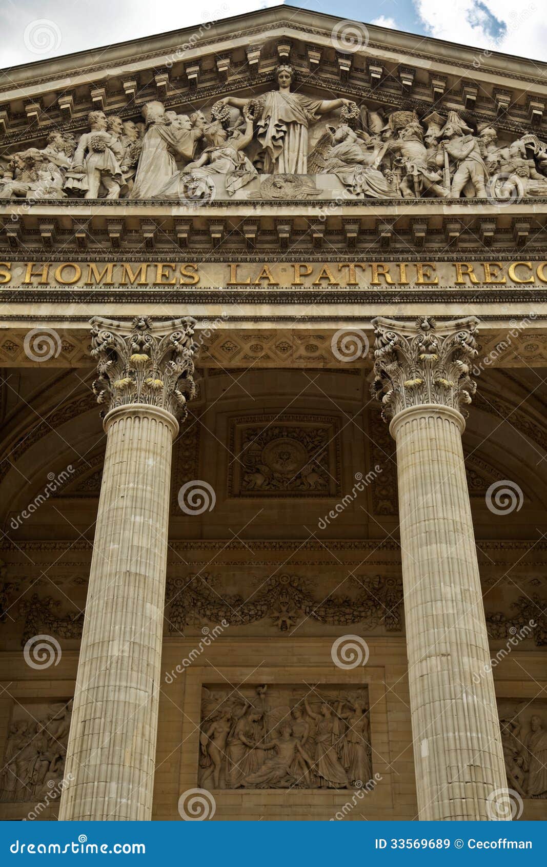 The Pantheon stock image. Image of europe, neoclassicism - 33569689