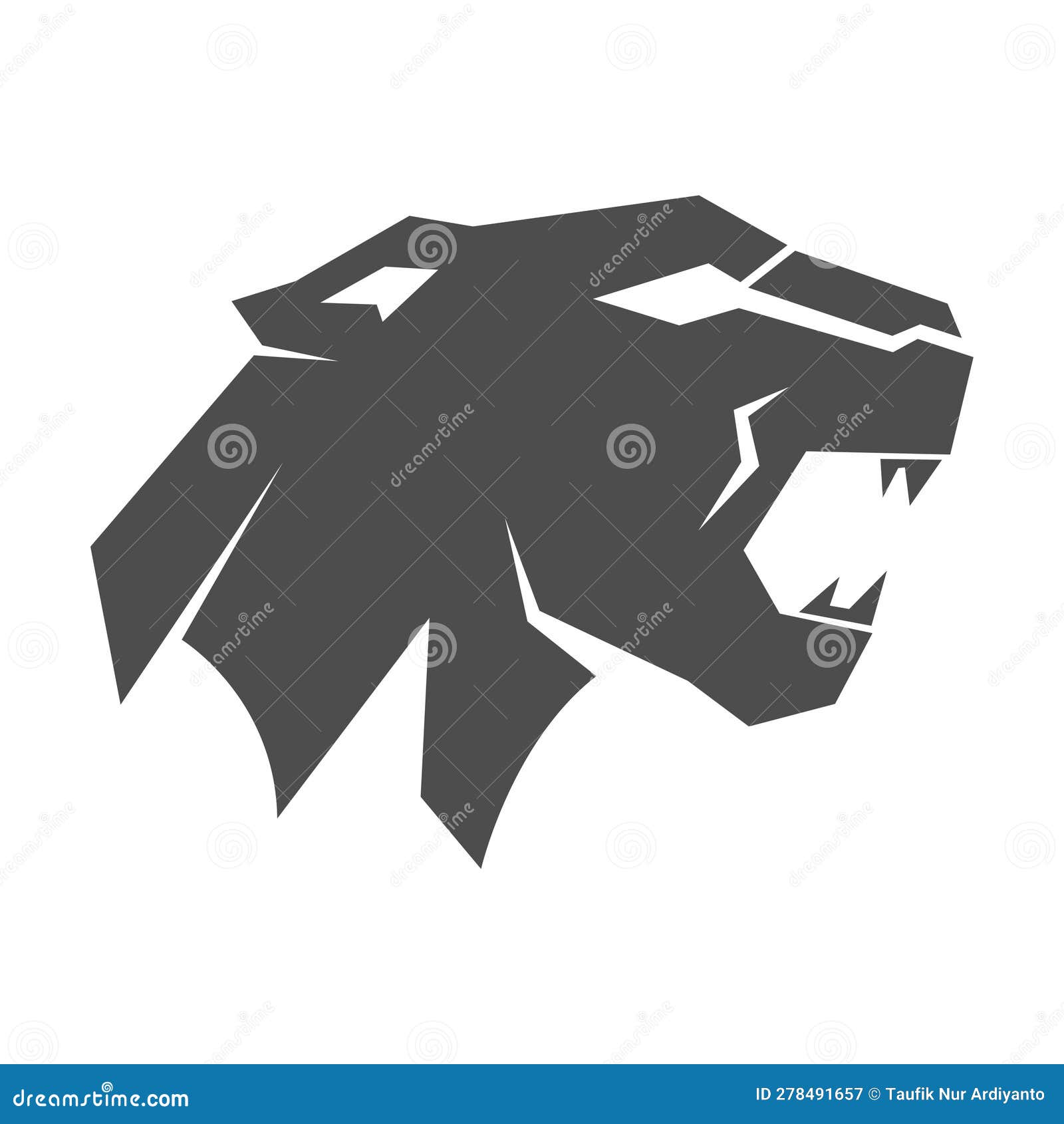 Panther icon logo design stock vector. Illustration of tiger - 278491657