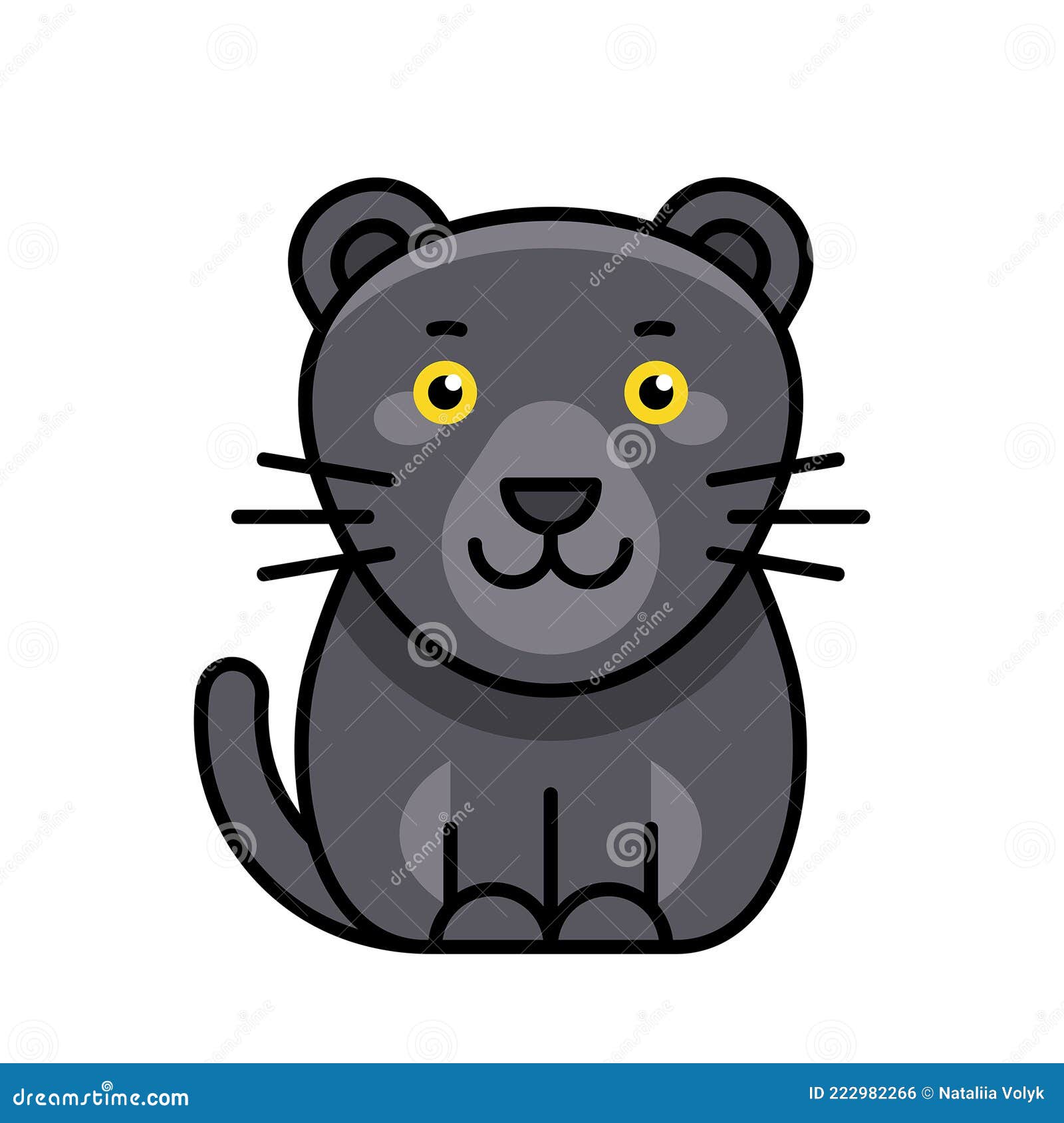 Panther Icon. Trendy Flat Vector Panther Icon On White Background From ...