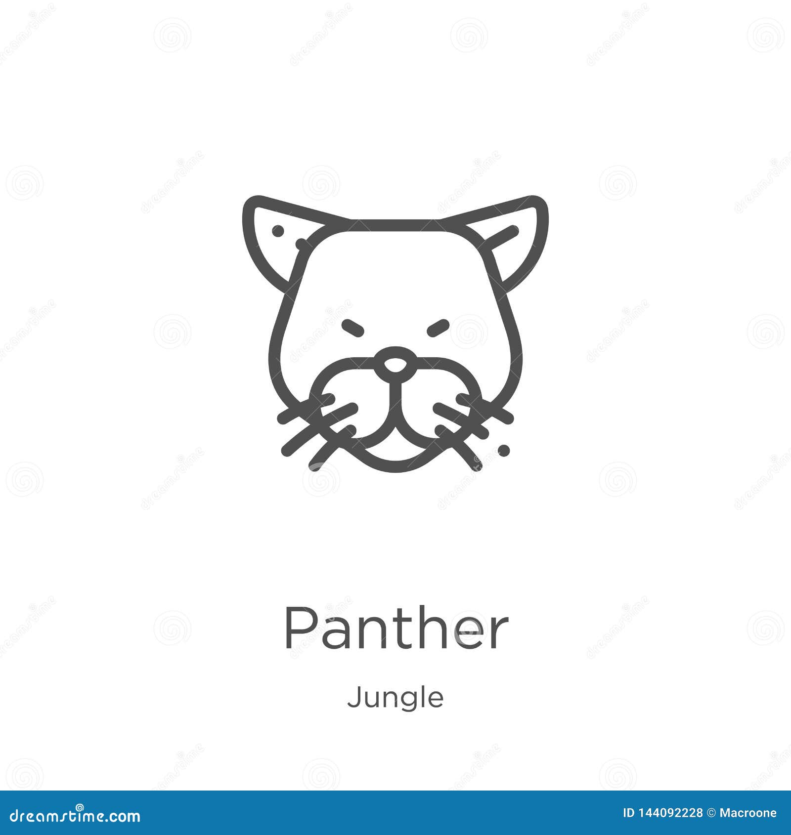 Panther Icon. Trendy Flat Vector Panther Icon On White Background From ...