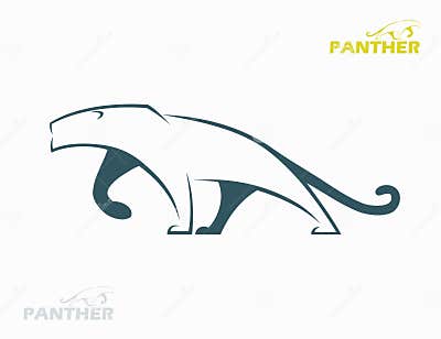 Panther label stock vector. Illustration of leopard, mammal - 29491554