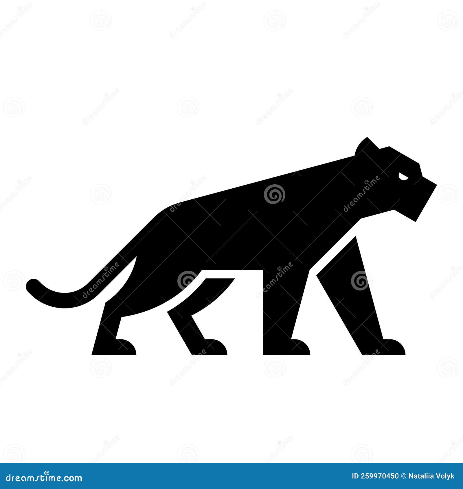 Panther Logo stock vector. Illustration of nature, strong - 259970450