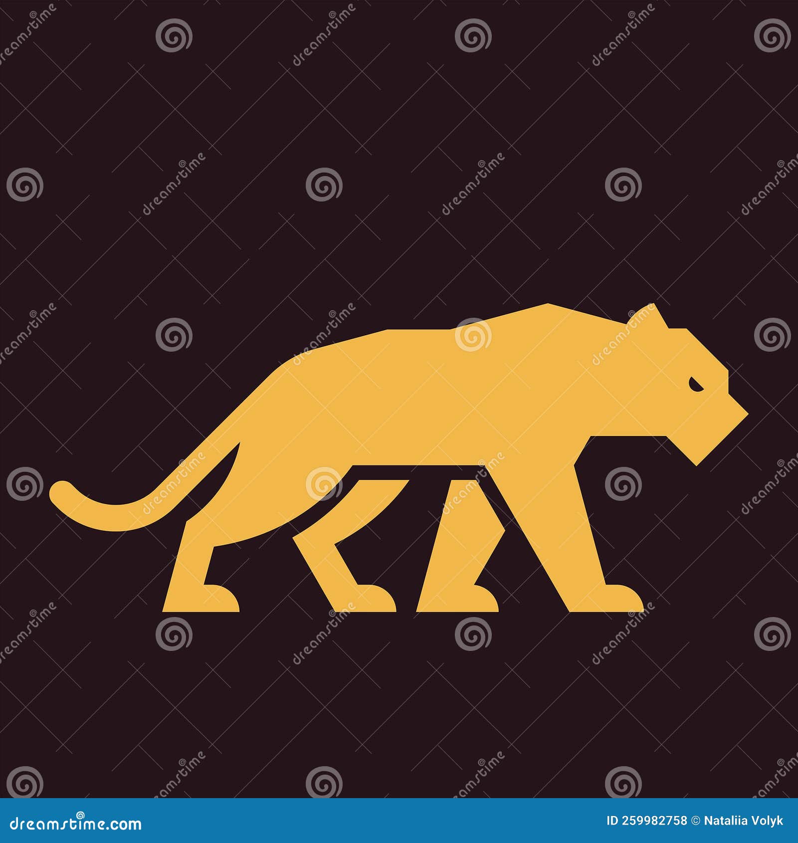 Panther Logo stock vector. Illustration of graphic, jaguar - 259982758
