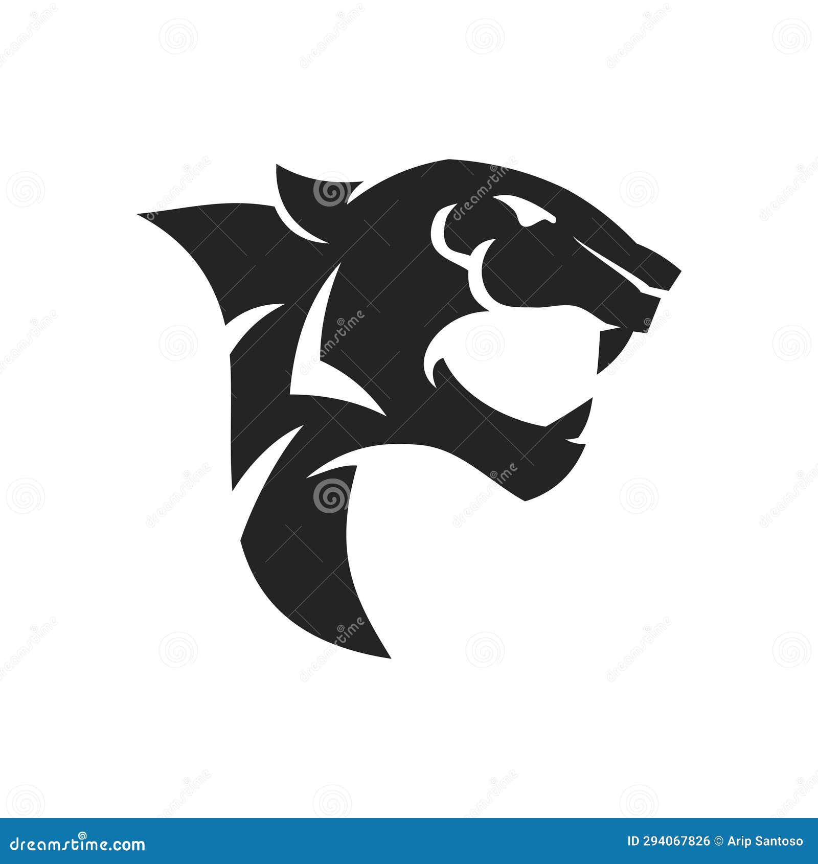 Panther Logo Template Isolated. Brand Identity. Icon Abstract Vector ...