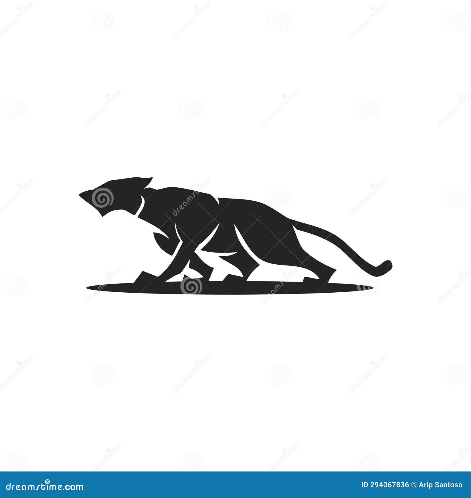 Panther Logo Template Isolated. Brand Identity. Icon Abstract Vector ...