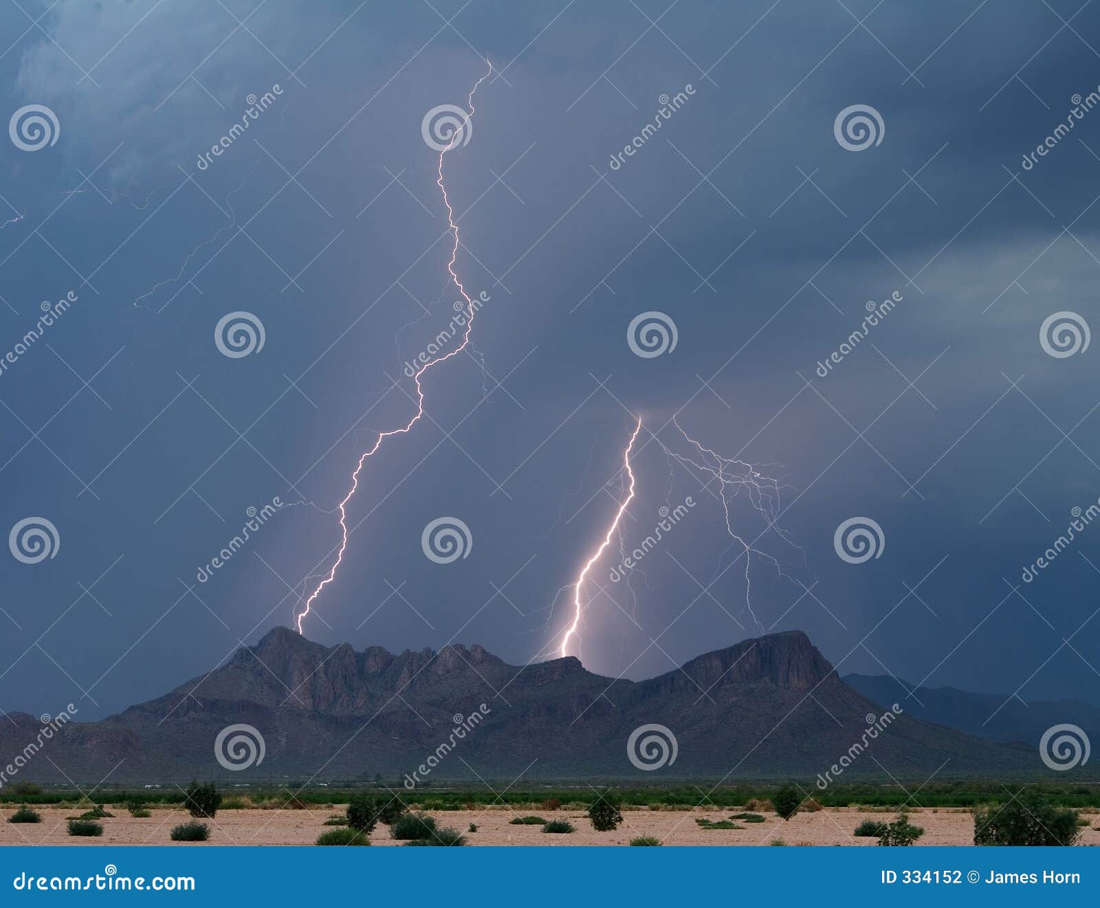 Panther Peak Lightning stock photo. Image of fury, strike - 334152