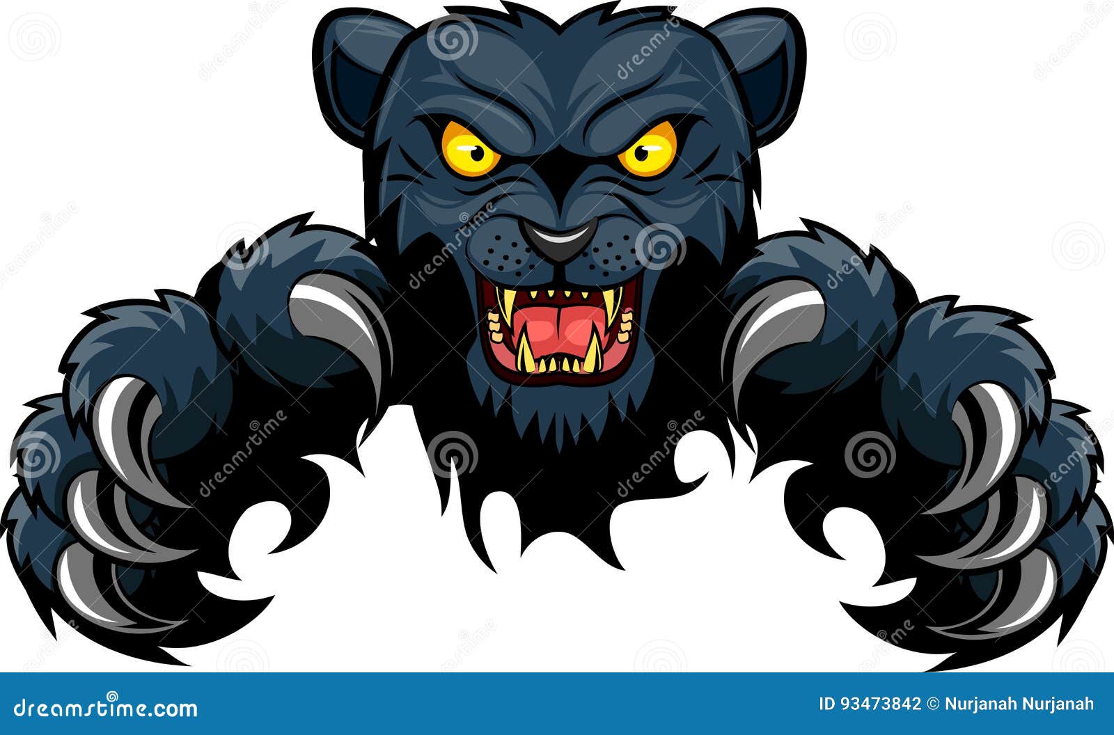 Panther Ripping Stock Illustrations – 69 Panther Ripping Stock ...