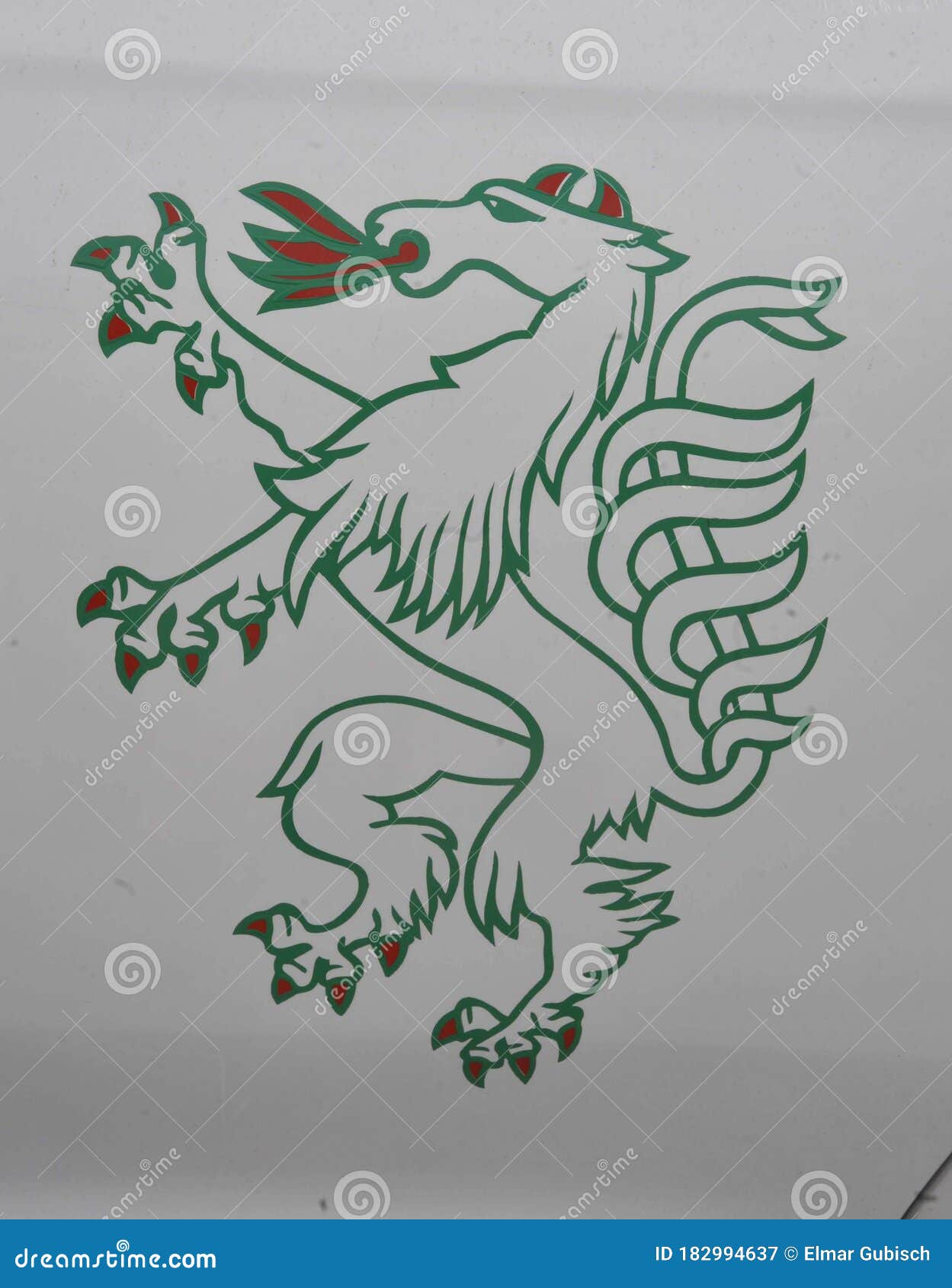 Panther, Styrian Coat of Arms Stock Image - Image of constitution ...