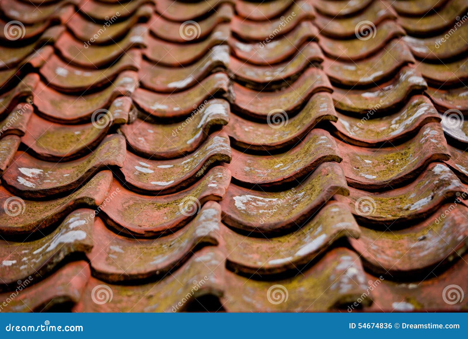Pantiles - Roof With New And Old Terracotta Tiles In Italy Royalty-Free ...