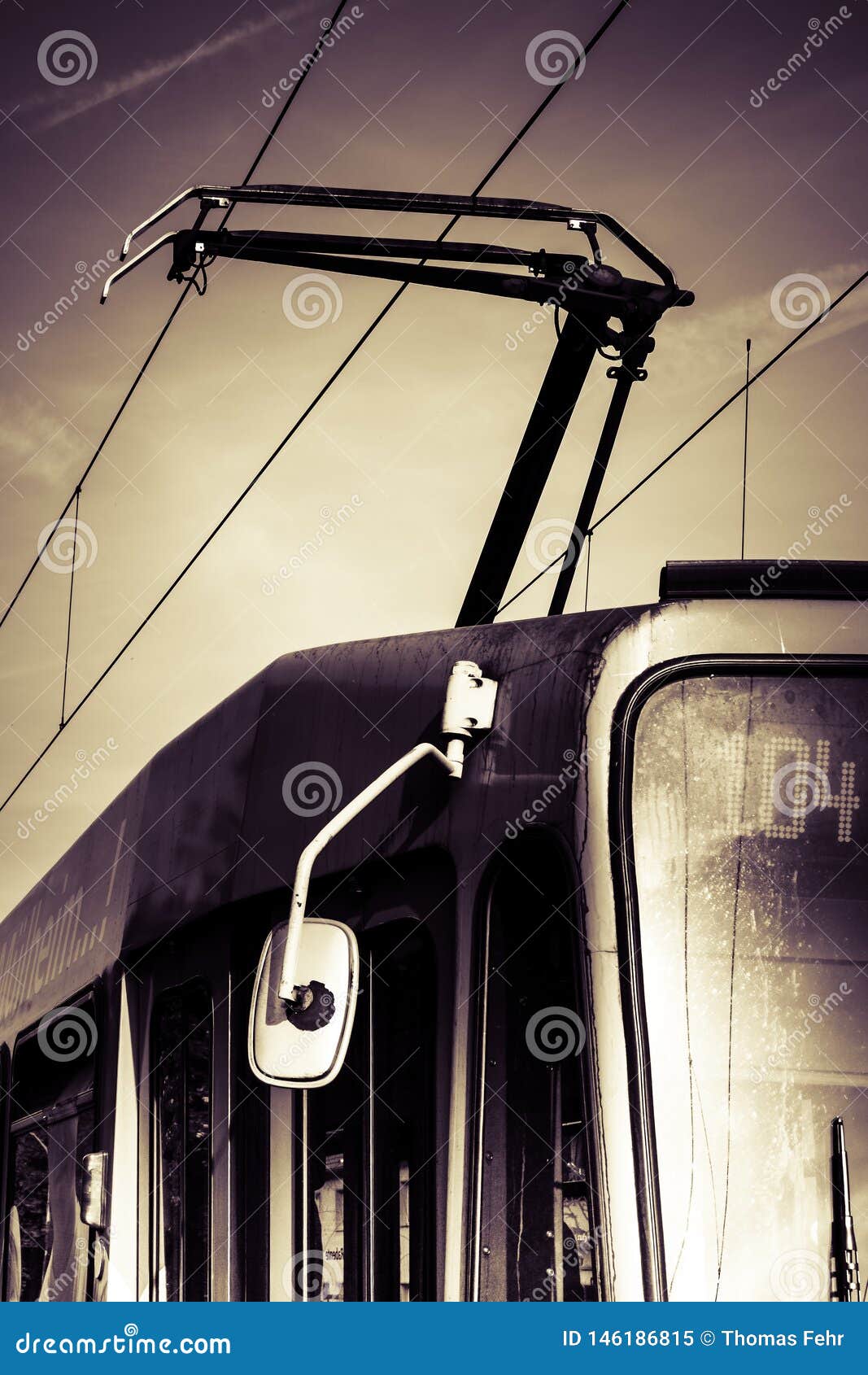 Pantograph Of A Tram Stock Image | CartoonDealer.com #146186815