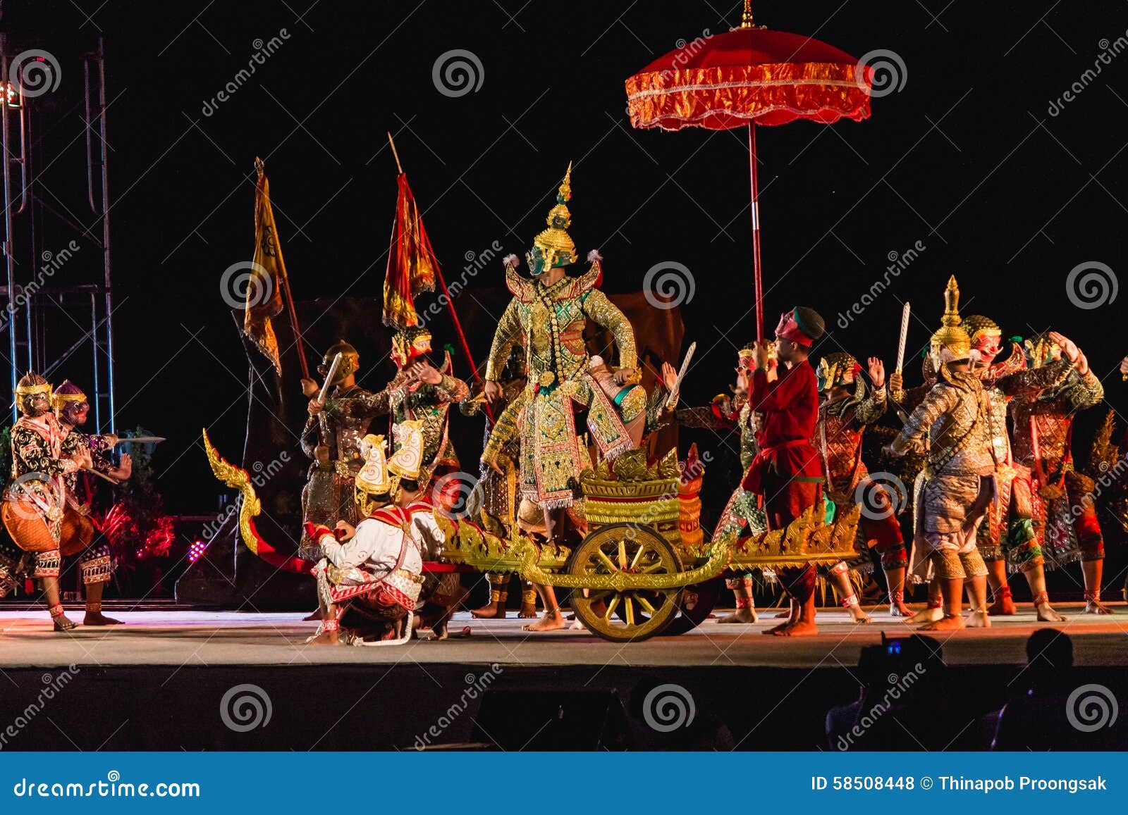 Pantomime editorial stock photo. Image of tradition, night - 58508448