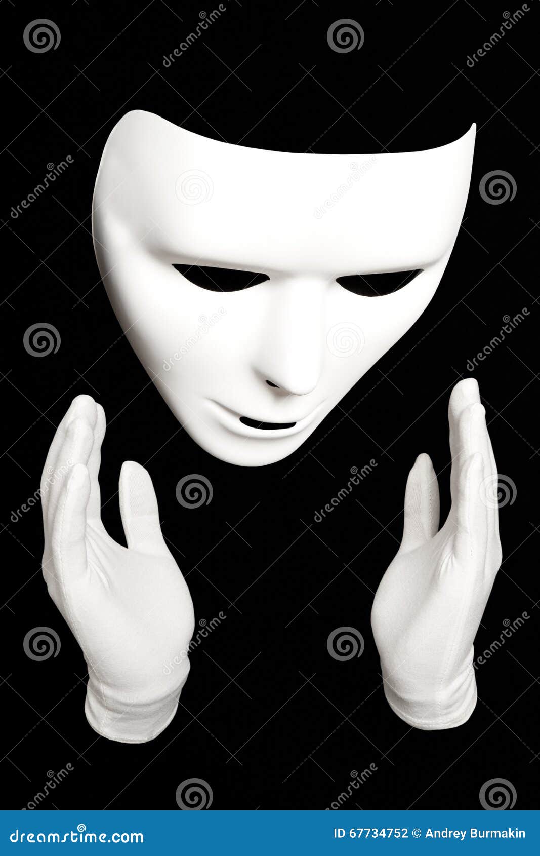 Pantomime stock photo. Image of gloves, look, mimic, actor - 67734752
