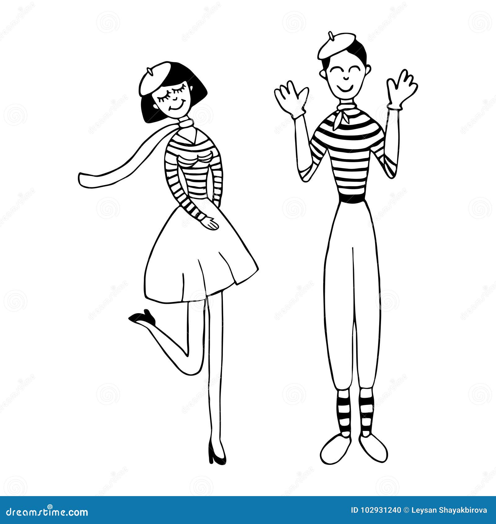 Pantomimen Stock Illustrationen, Vektors, & Klipart – (93 Stock ...