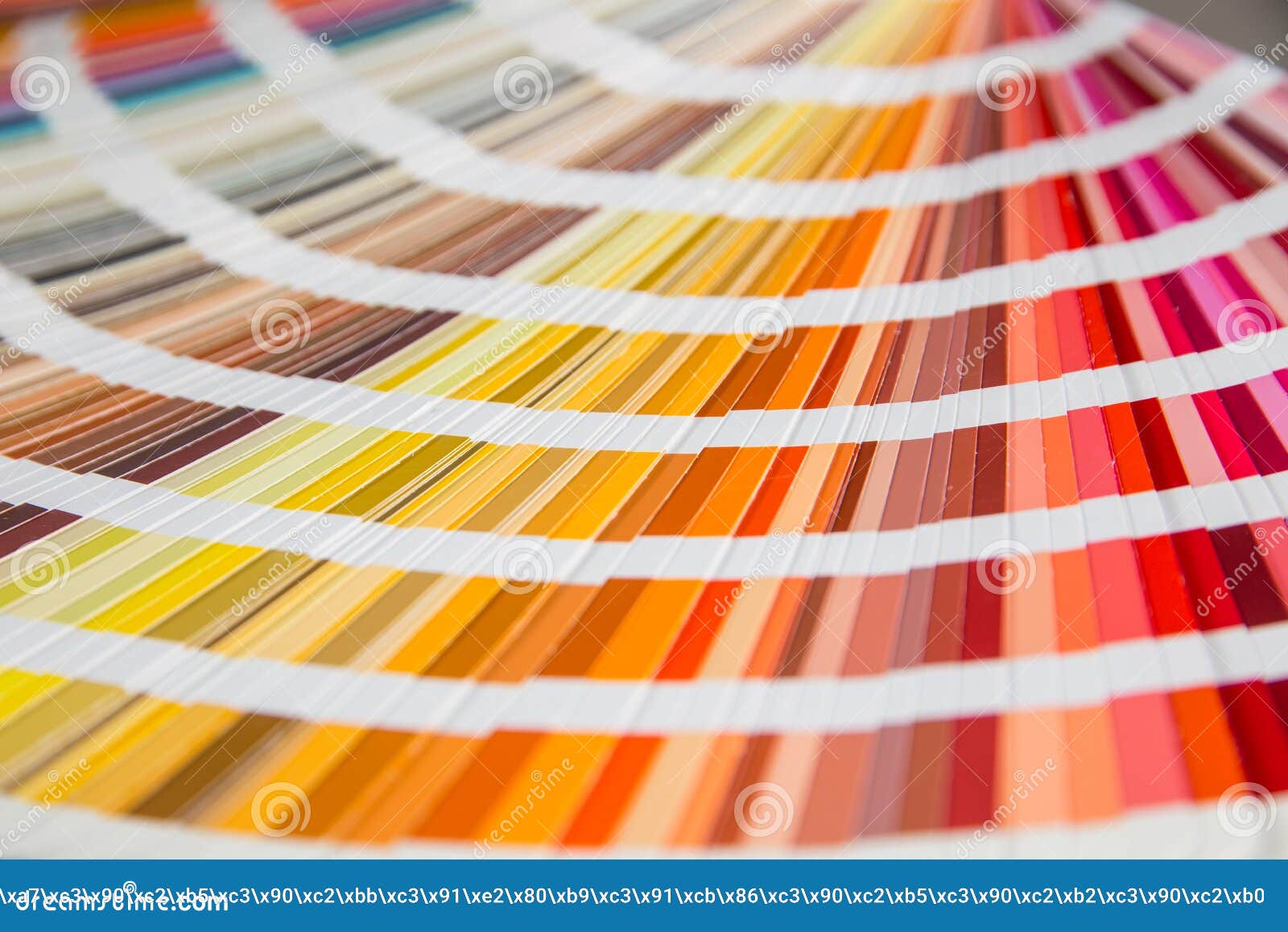 Panton, Multi-colored Strips of Paper, Standard Stock Photo - Image of ...